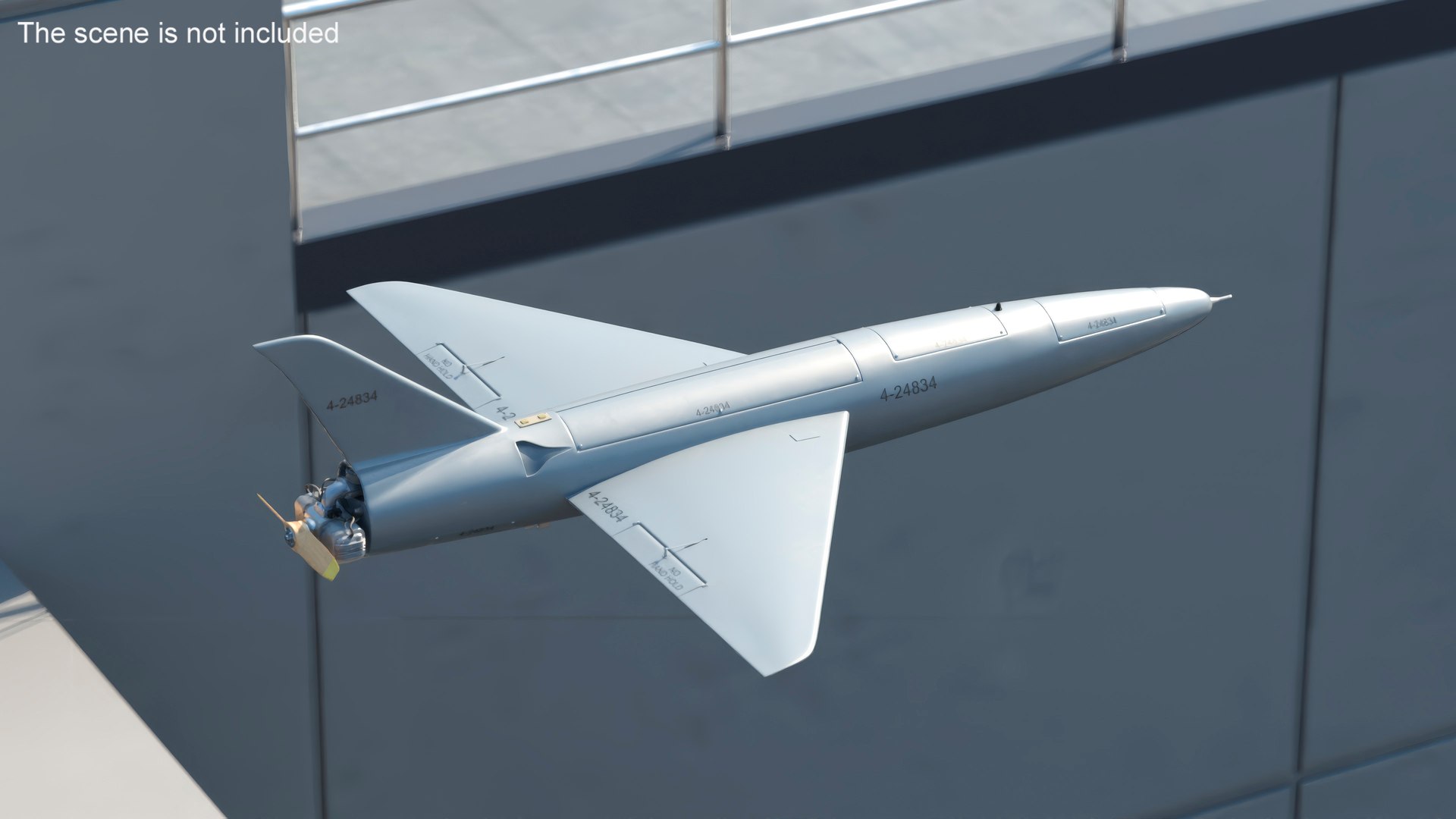 Drone Iranian Arash 2 3D Model - TurboSquid 2227994