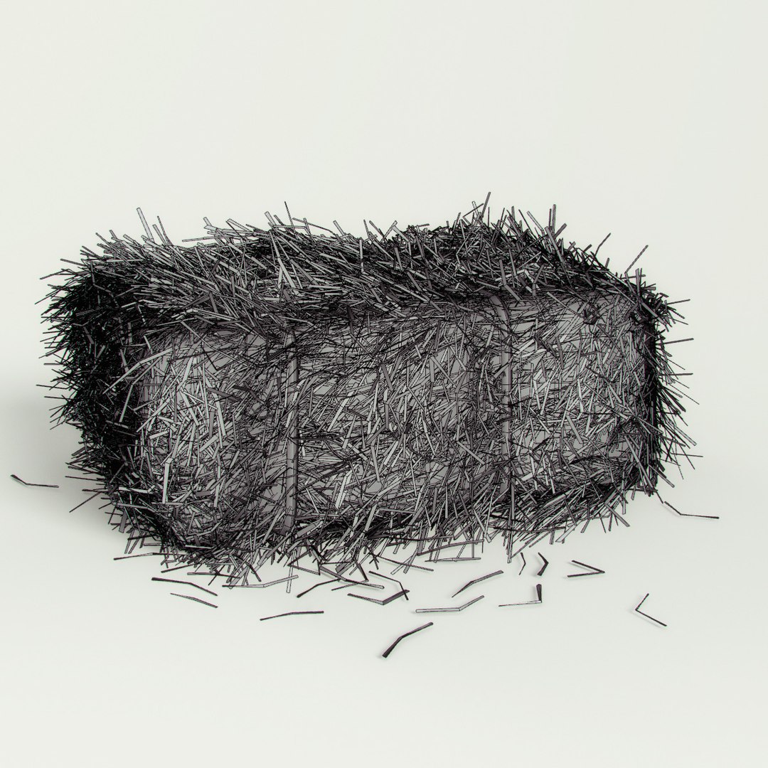 3D Model Hay Bale - TurboSquid 1403888