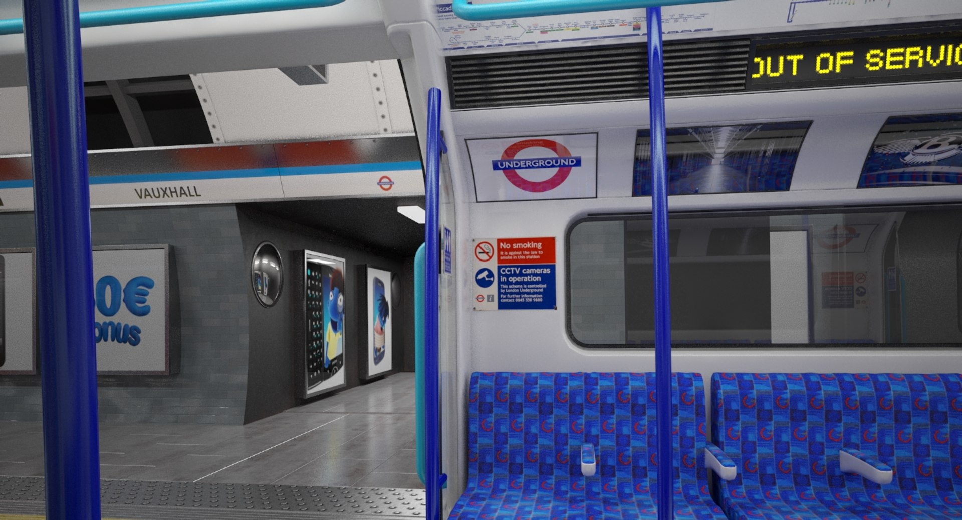 3D Undeground Platform Scene | 1144177 | TurboSquid