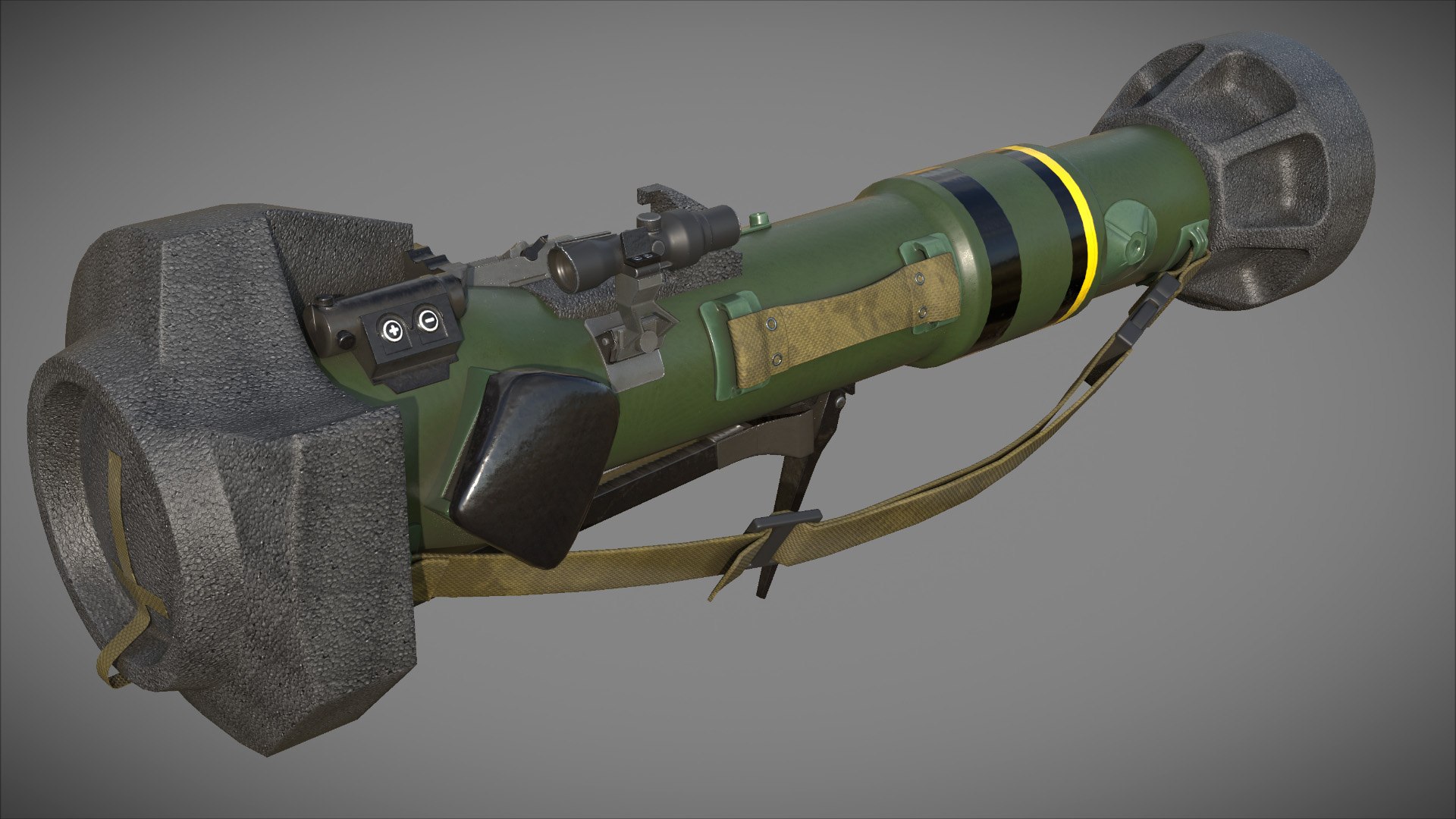 NLAW Anti-Tank Weapon 3D Model - TurboSquid 1872303