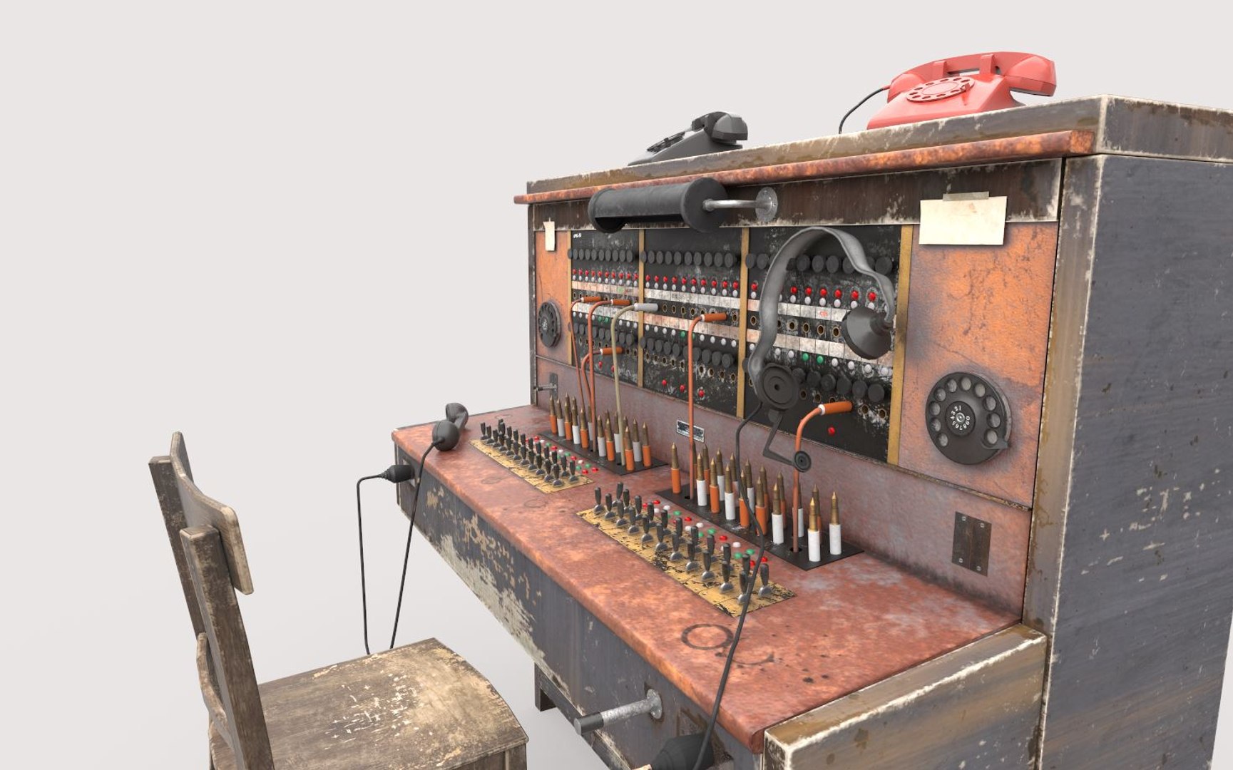 Old Telephone Switch 3D Model - TurboSquid 1937425