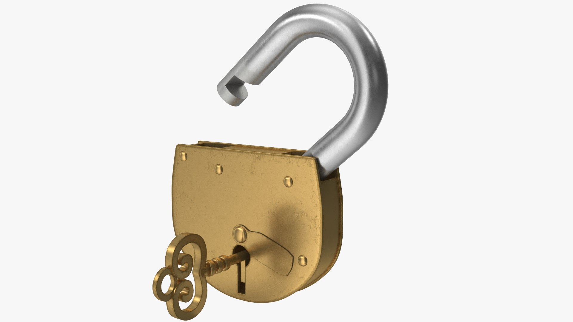 3D Model PadLocks And Key Collection - TurboSquid 2161457
