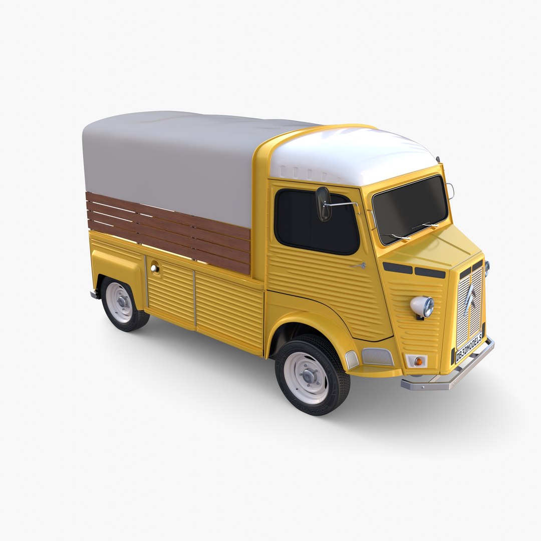 3D Model Citroen HY Pick Up V1 - TurboSquid 1929673