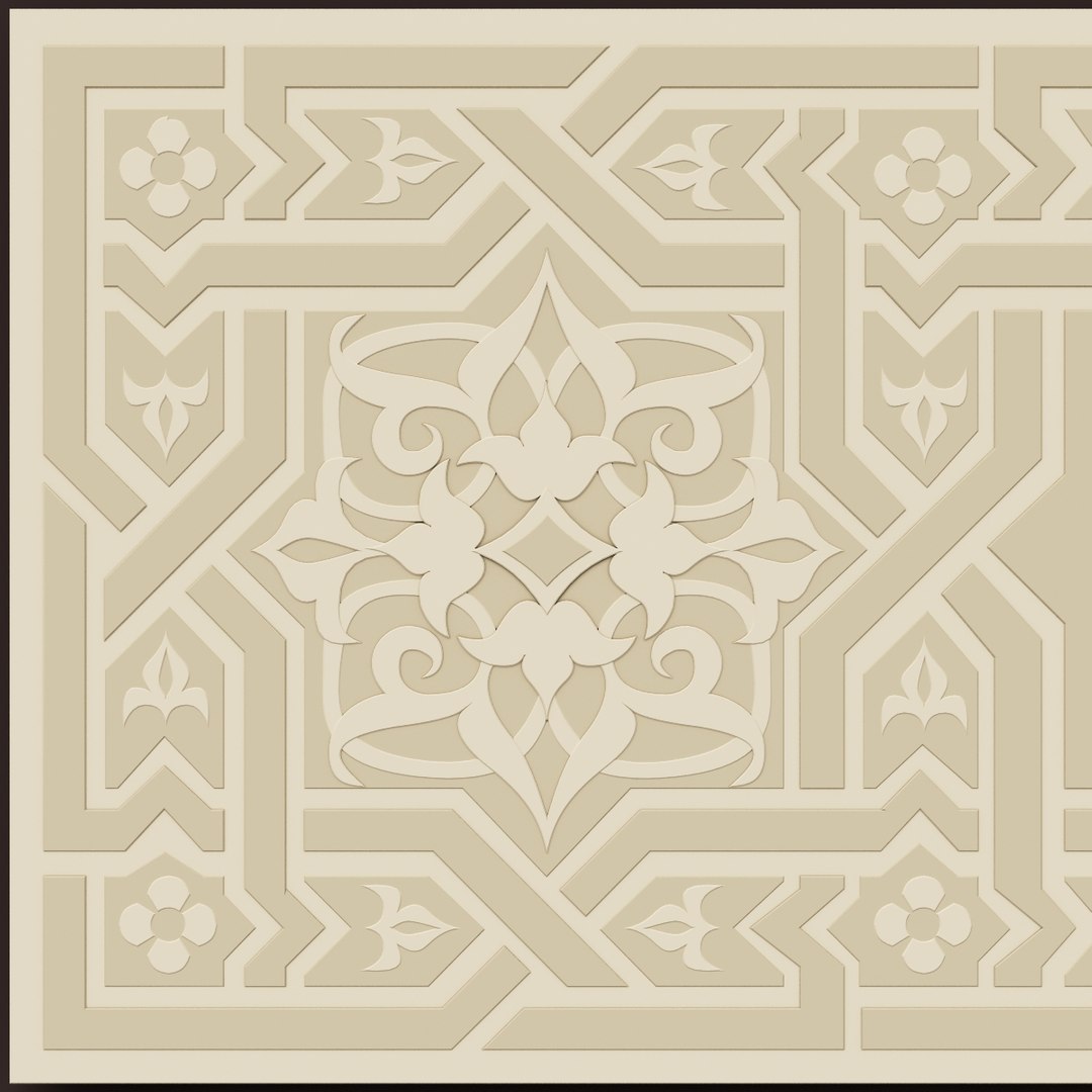 3ds Max Arabesque Decor