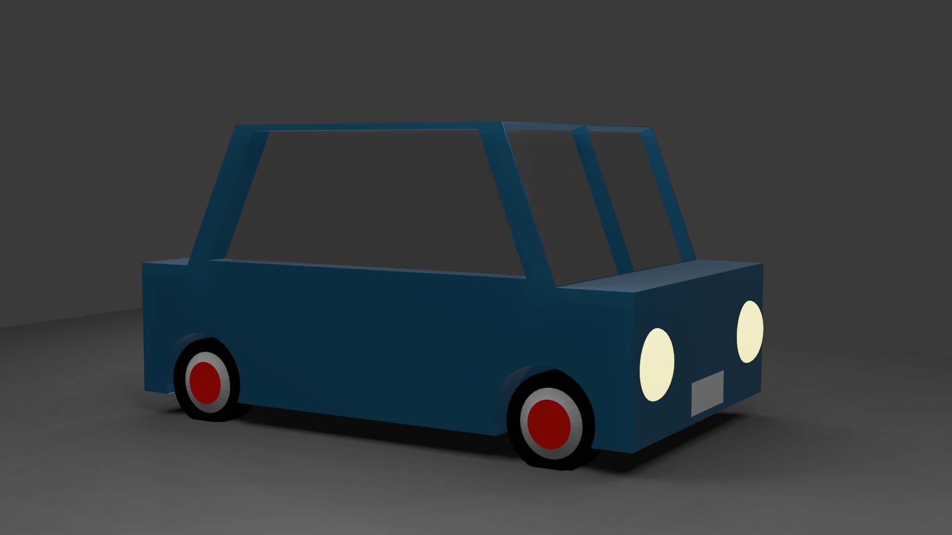 Lowpoly Small Car 3D Model - TurboSquid 2268281