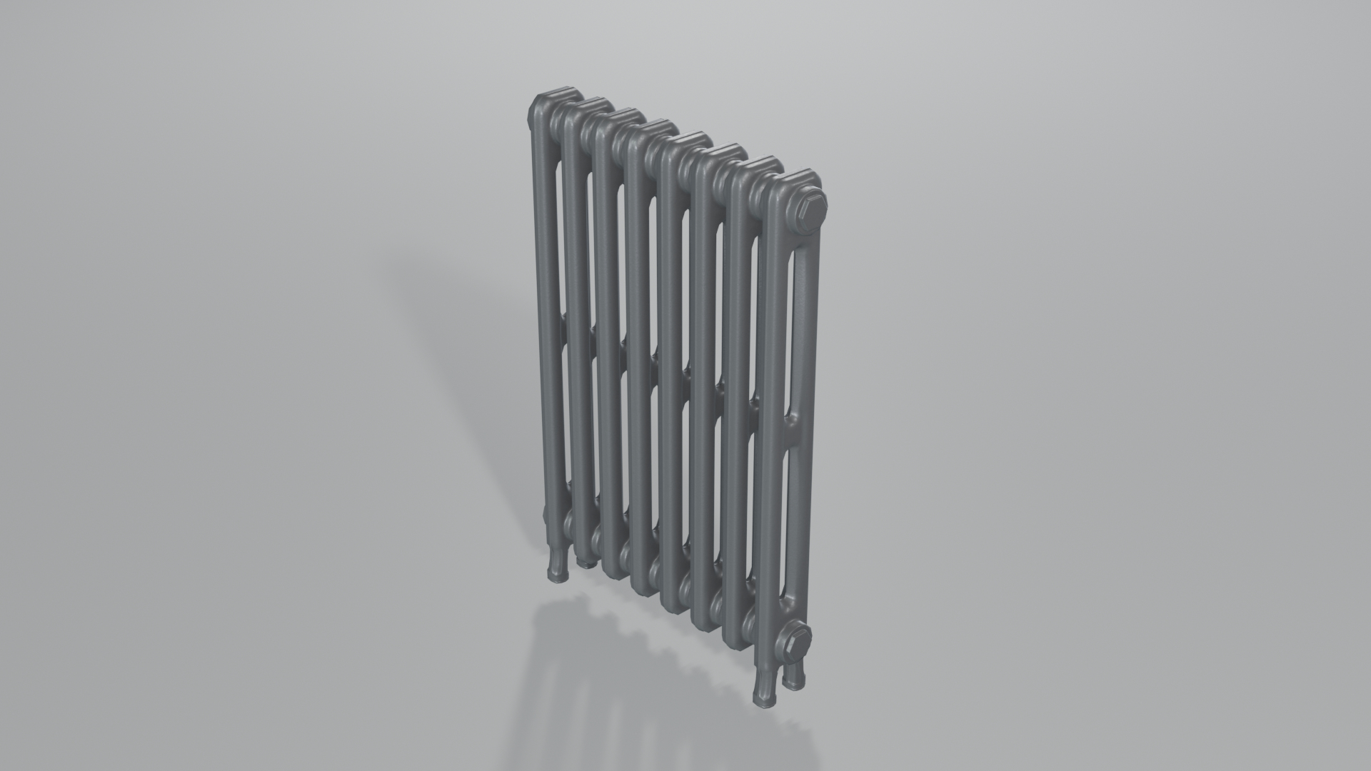 Classic Cast Iron Radiator 2C8 3D Model - TurboSquid 2357403
