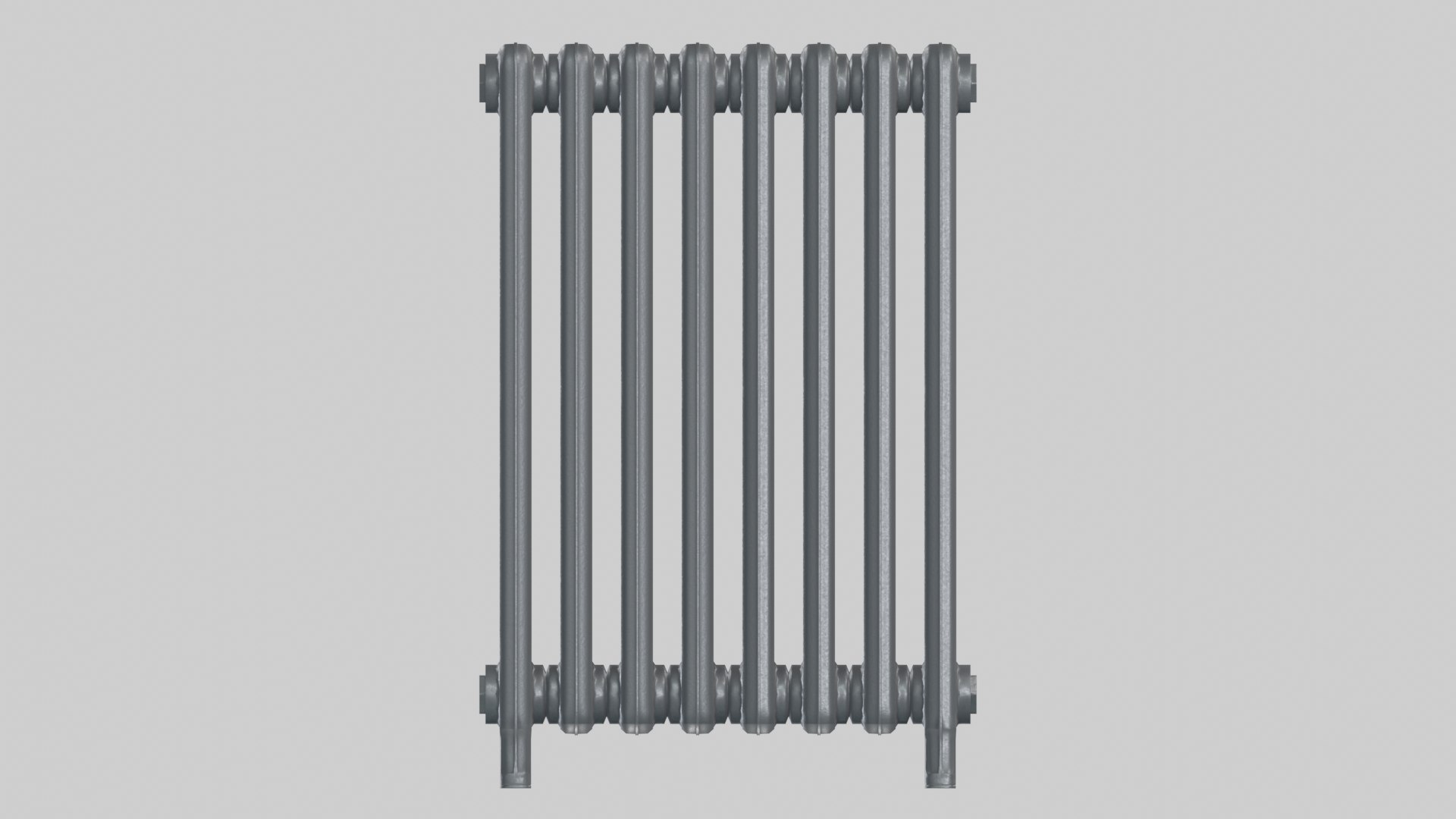 Classic Cast Iron Radiator 2C8 3D Model - TurboSquid 2357403