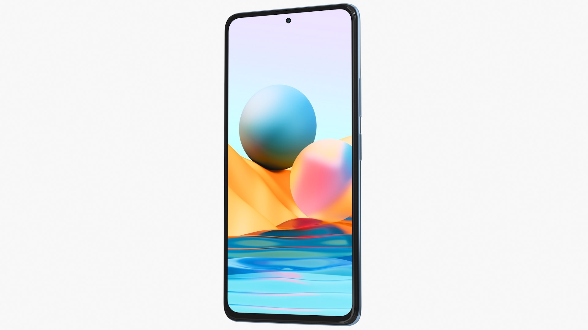 3D Xiaomi Redmi Note 10 Pro Blue - TurboSquid 1720959