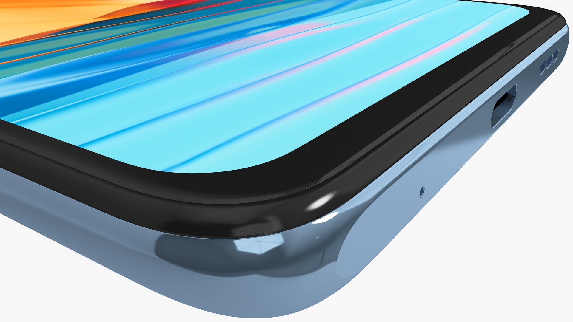 3D Xiaomi Redmi Note 10 Pro Blue - TurboSquid 1720959