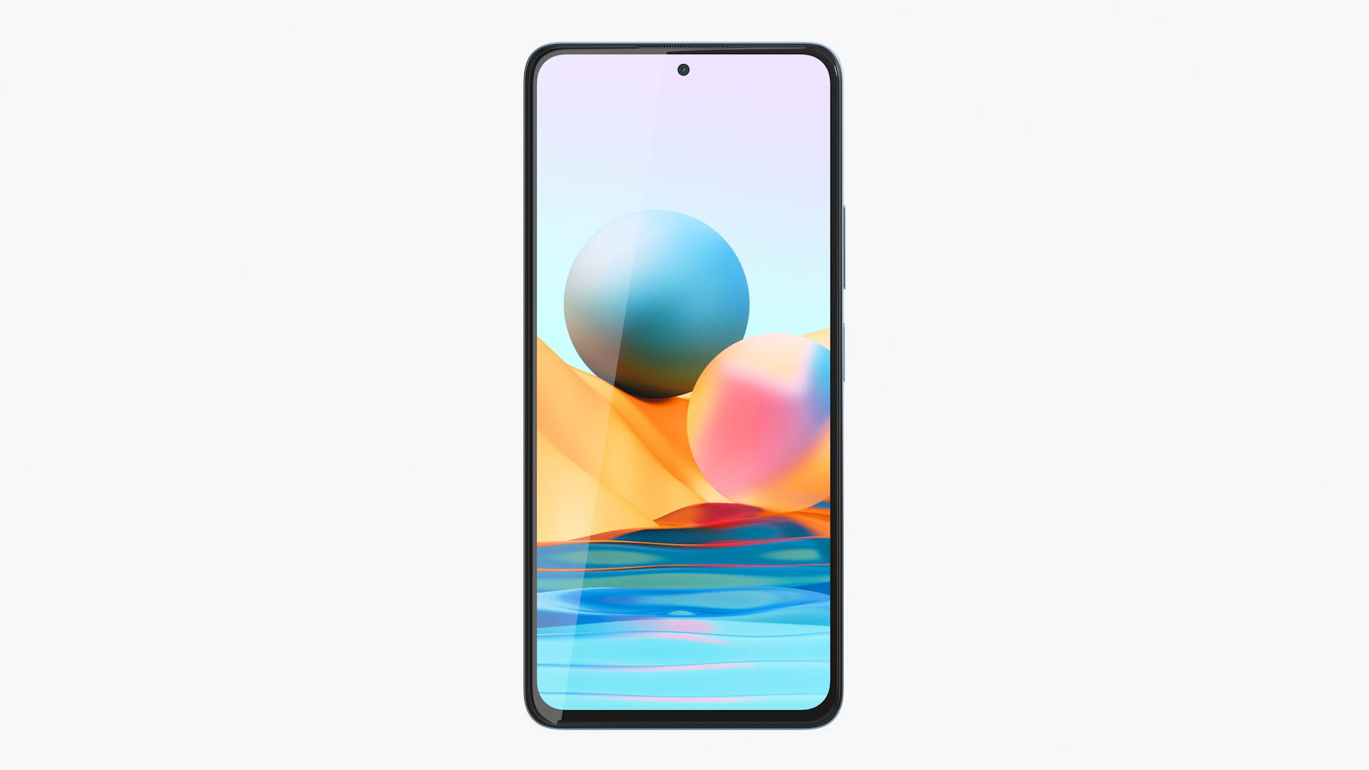 3D Xiaomi Redmi Note 10 Pro Blue - TurboSquid 1720959