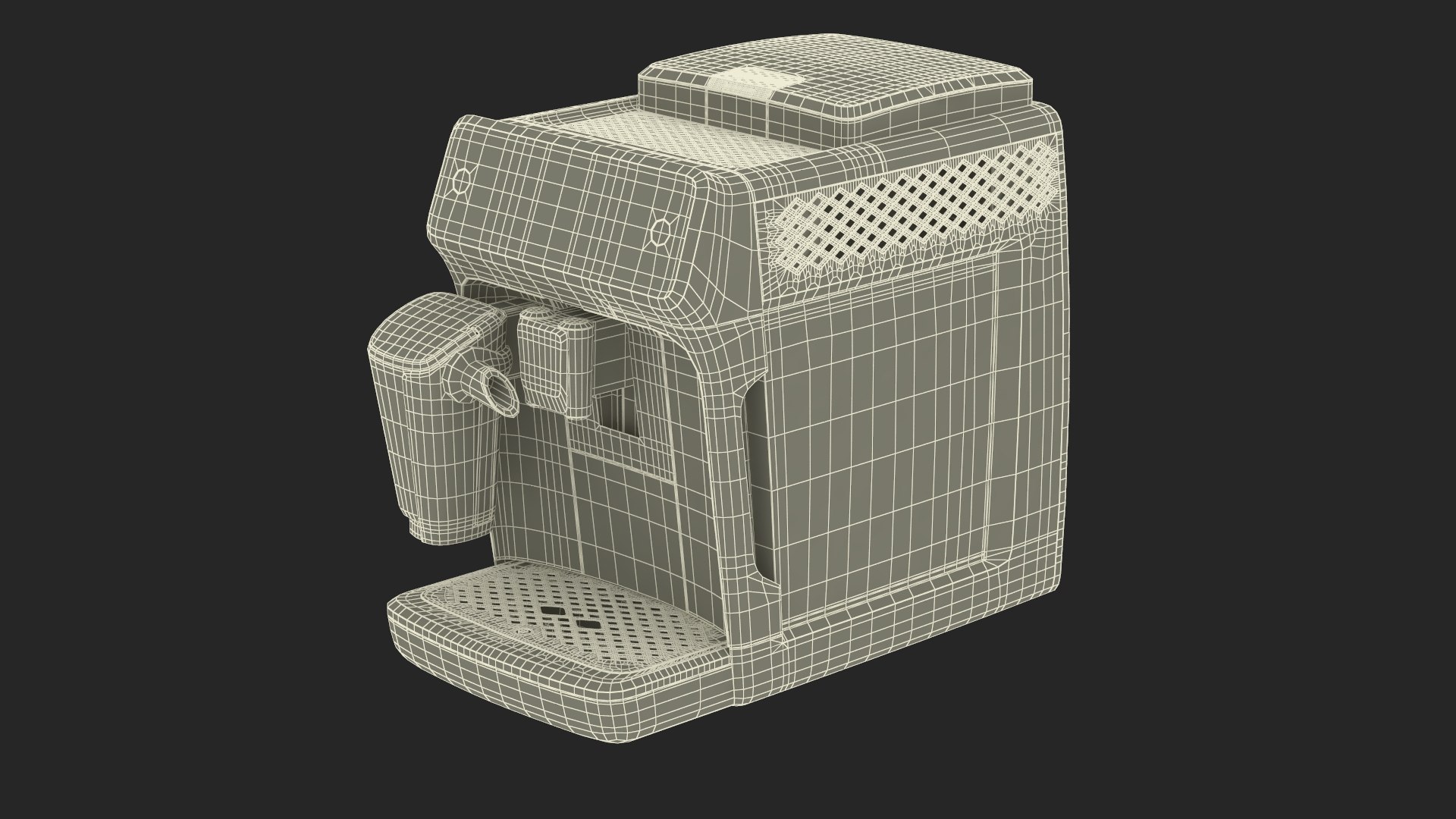 Automatic Espresso Machine Lights On 3D Model - TurboSquid 2258830