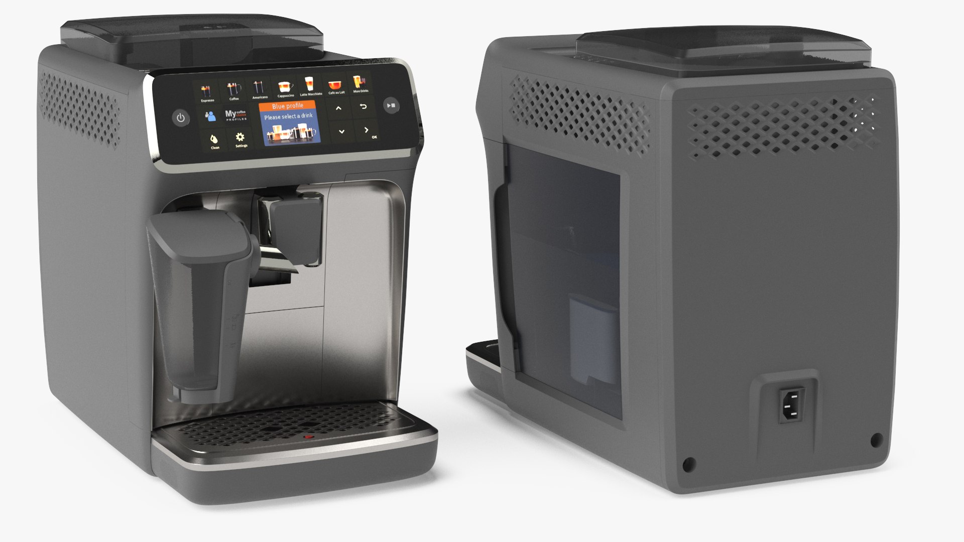 Automatic Espresso Machine Lights On 3D Model - TurboSquid 2258830