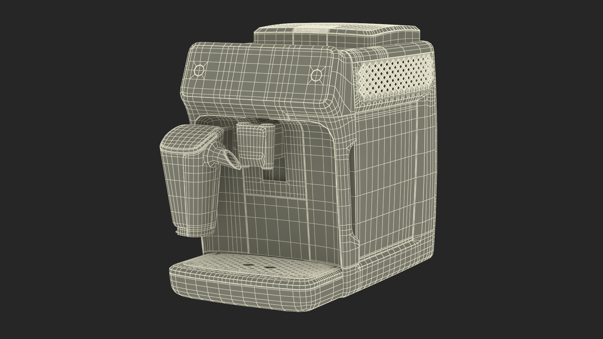 Automatic Espresso Machine Lights On 3D Model - TurboSquid 2258830