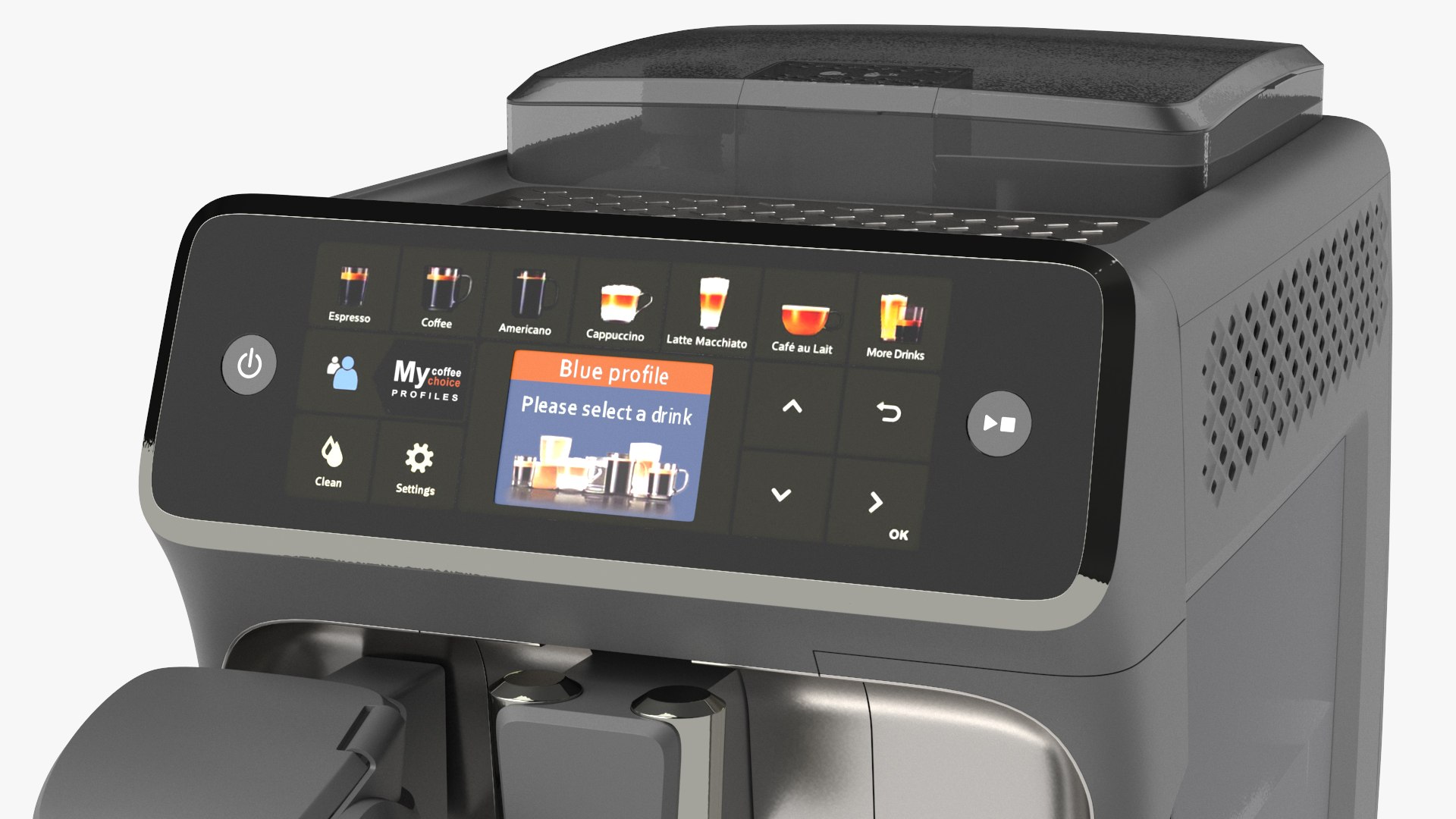 Automatic Espresso Machine Lights On 3D Model - TurboSquid 2258830