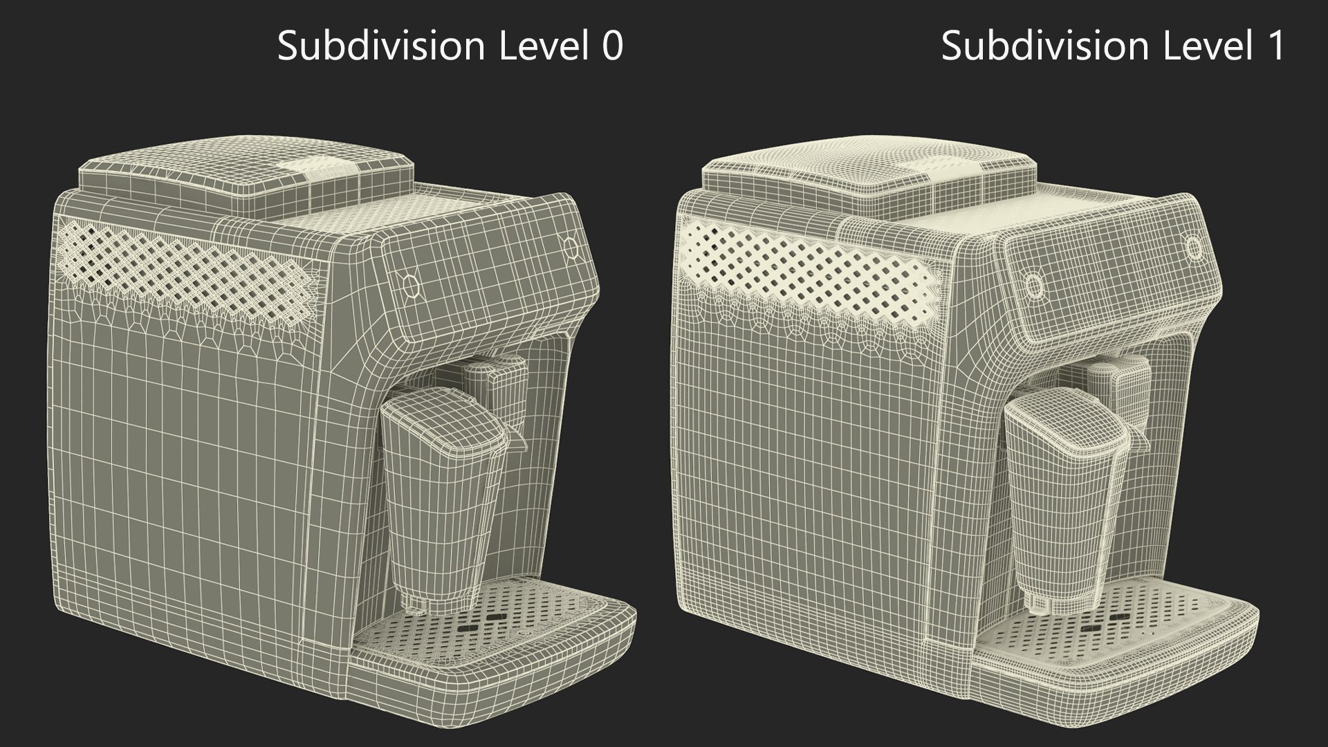 Automatic Espresso Machine Lights On 3D Model - TurboSquid 2258830