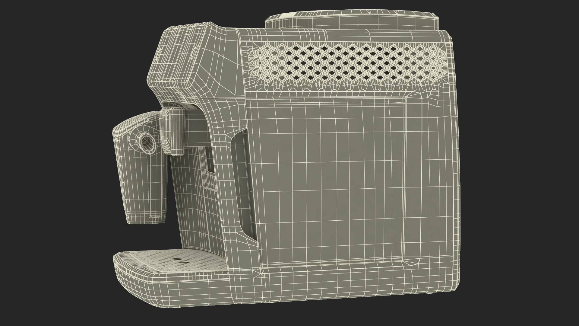 Automatic Espresso Machine Lights On 3D Model - TurboSquid 2258830