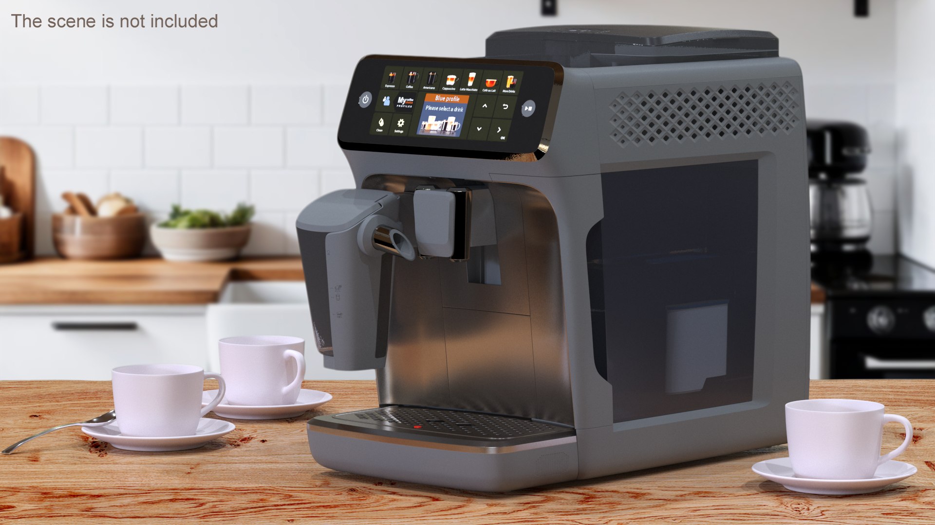 Automatic Espresso Machine Lights On 3D Model - TurboSquid 2258830