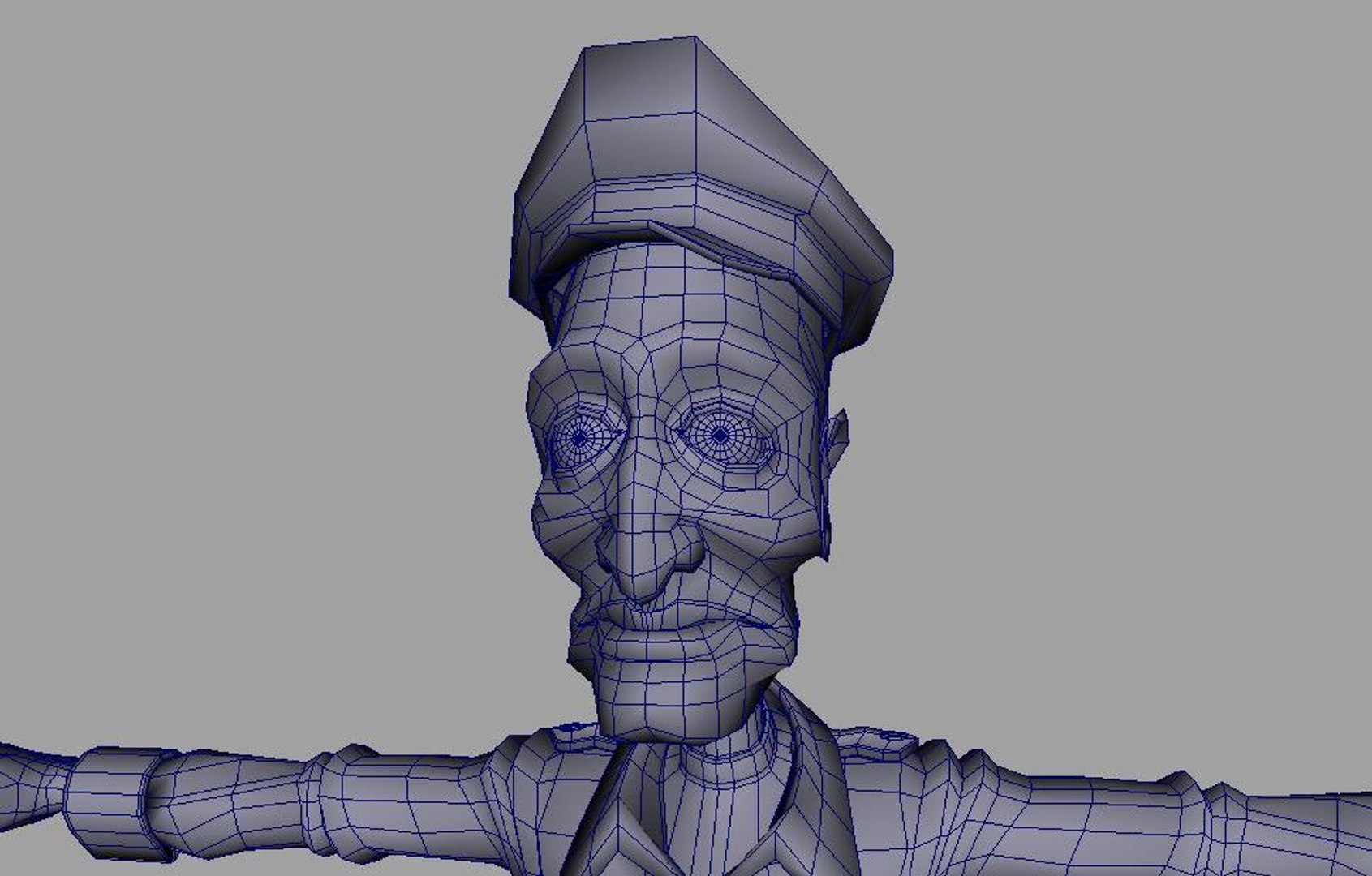 Security Guard Character 3d Ma