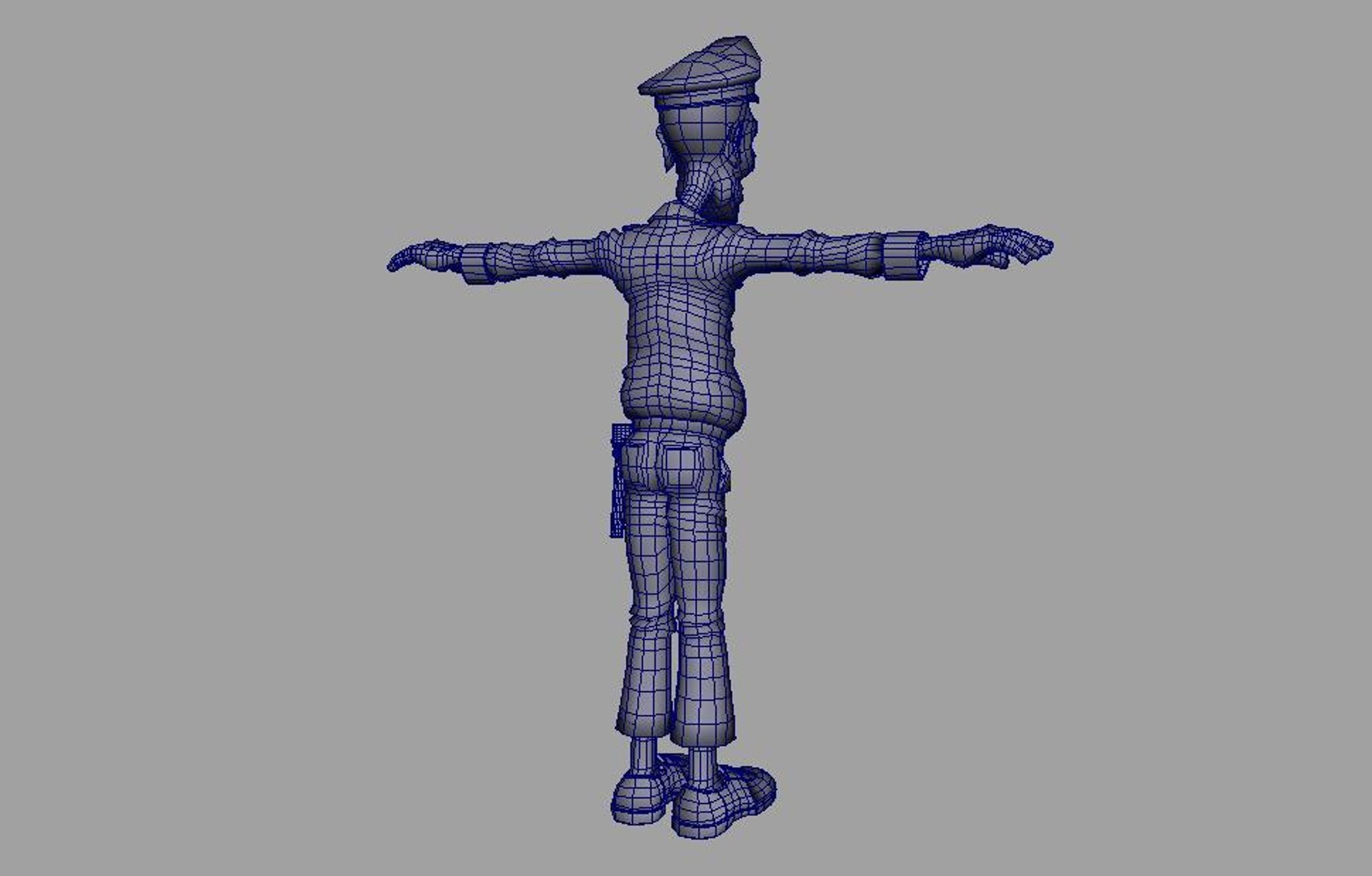 Security Guard Character 3d Ma