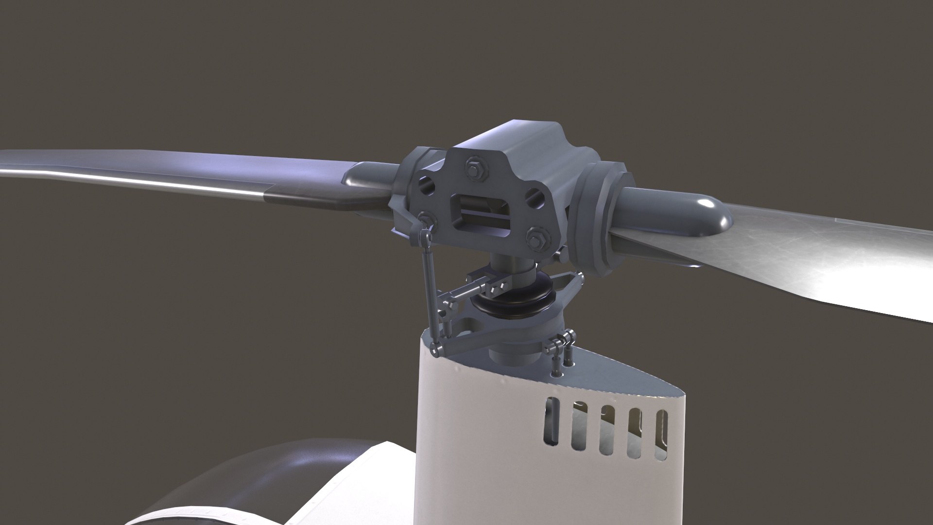 Robinson R22 White Static 3D - TurboSquid 1854568