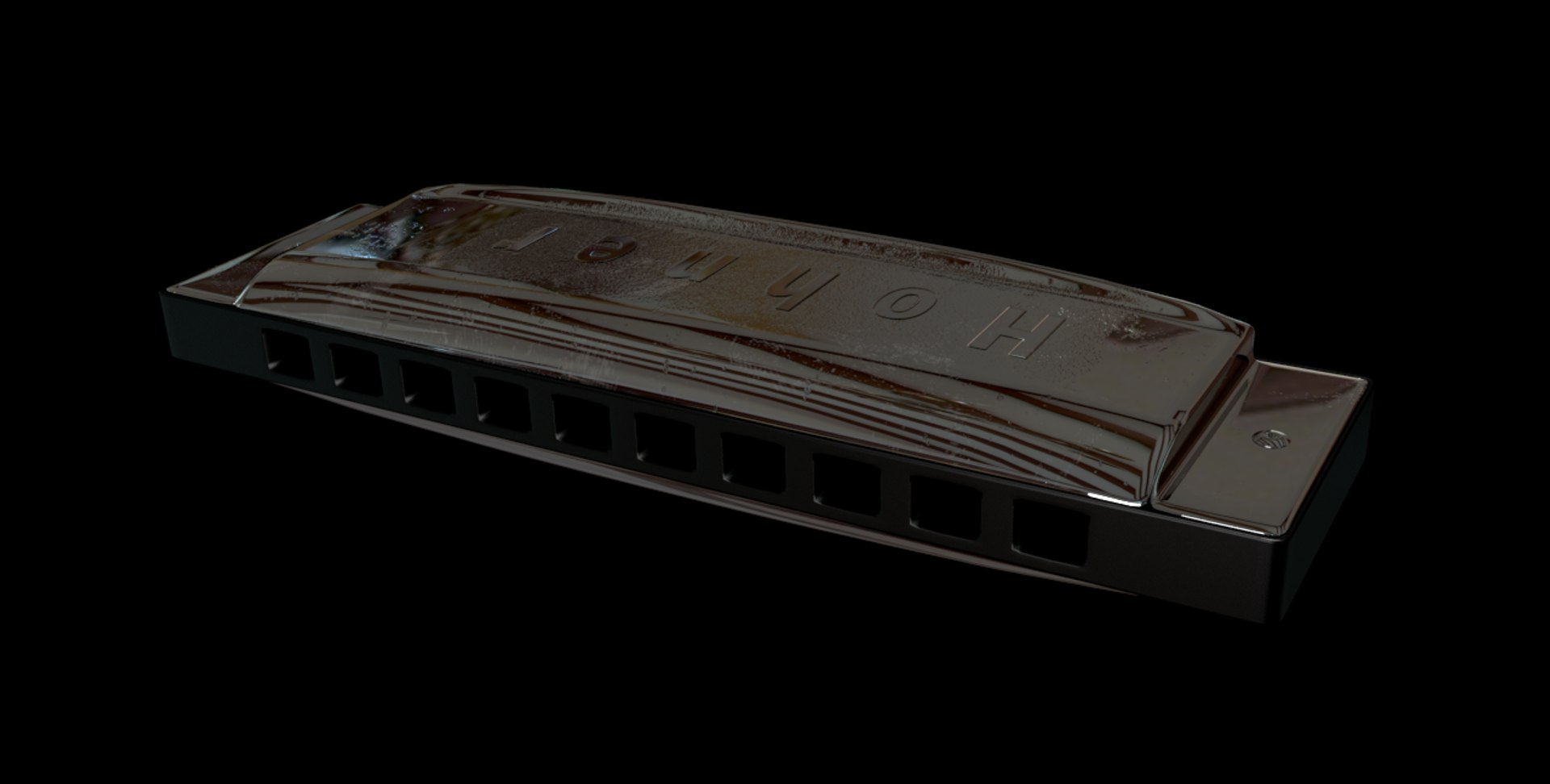 3d Model Harmonica