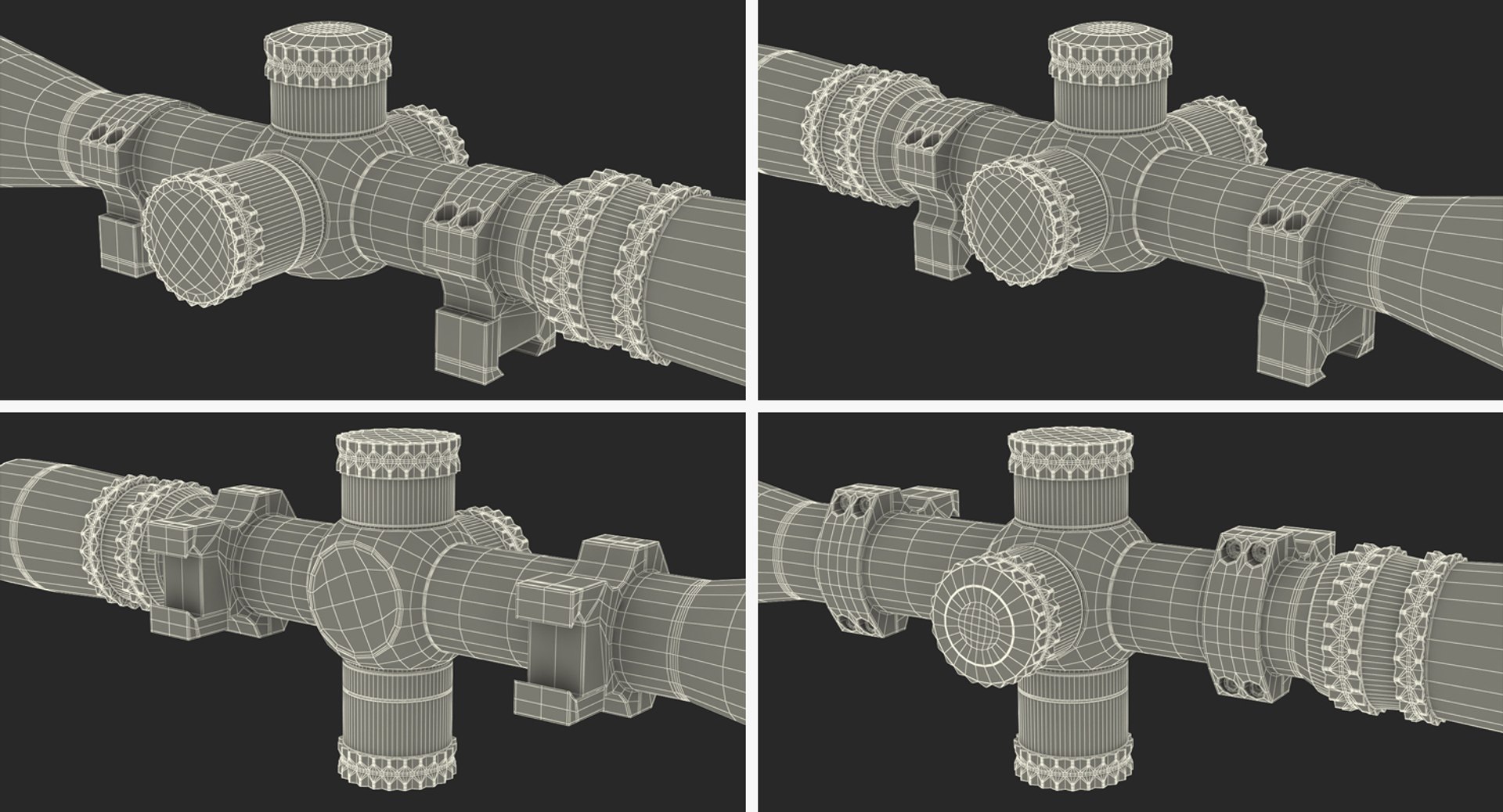 3D Model Sniper Rifle Scope | 1145911 | TurboSquid