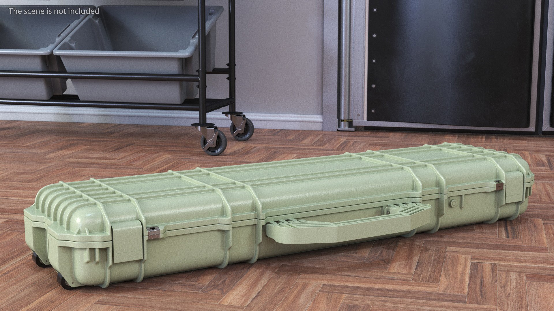 Waterproof Hard Rifle Case Green 3D - TurboSquid 2121371