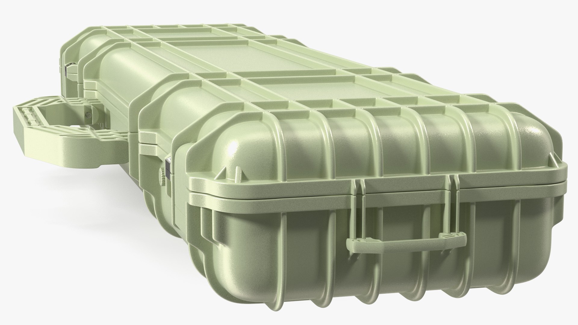 Waterproof Hard Rifle Case Green 3D - TurboSquid 2121371