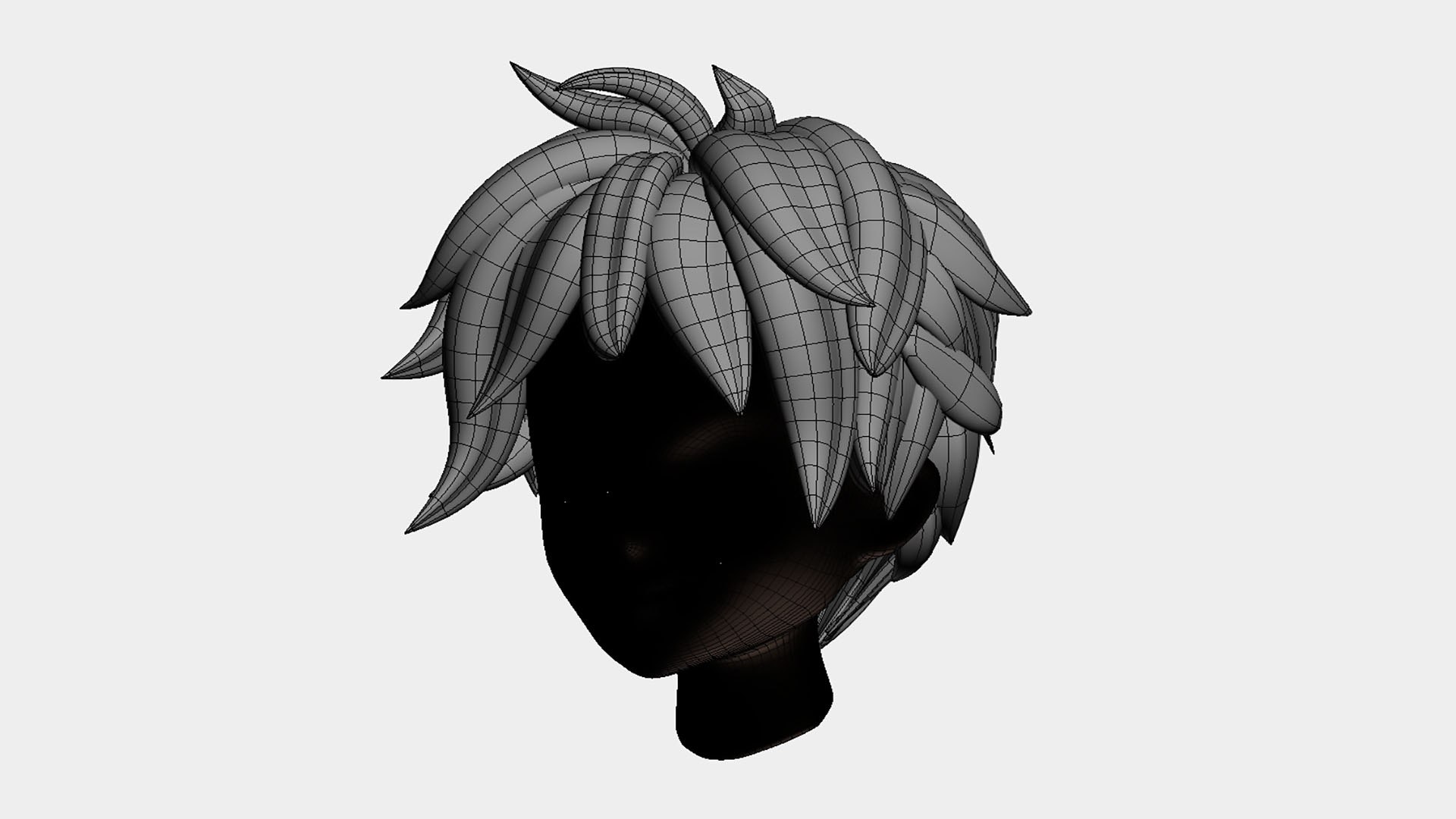 3D Stylized Hair Factor V4 - TurboSquid 1814478