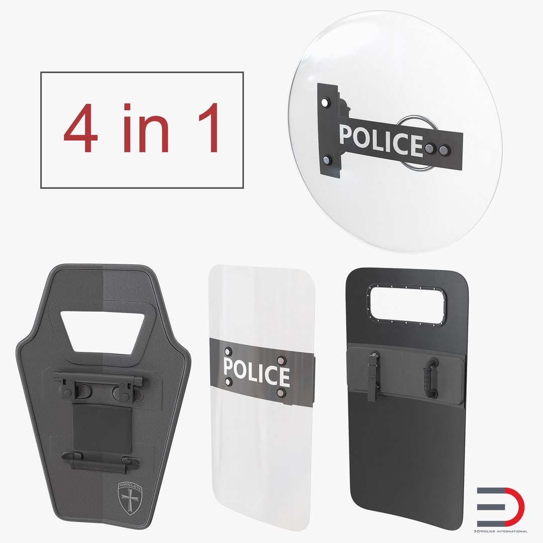 3D Ballistic Shields - TurboSquid 1165159