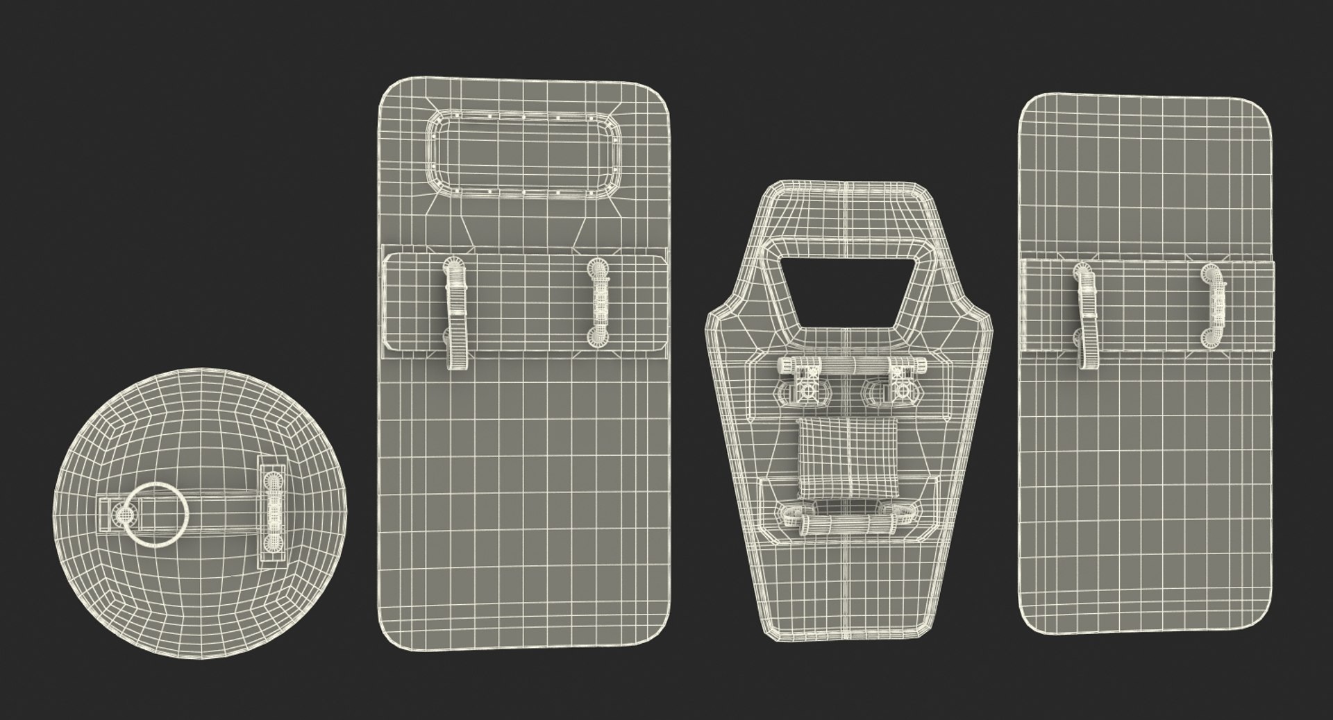 3D Ballistic Shields - TurboSquid 1165159