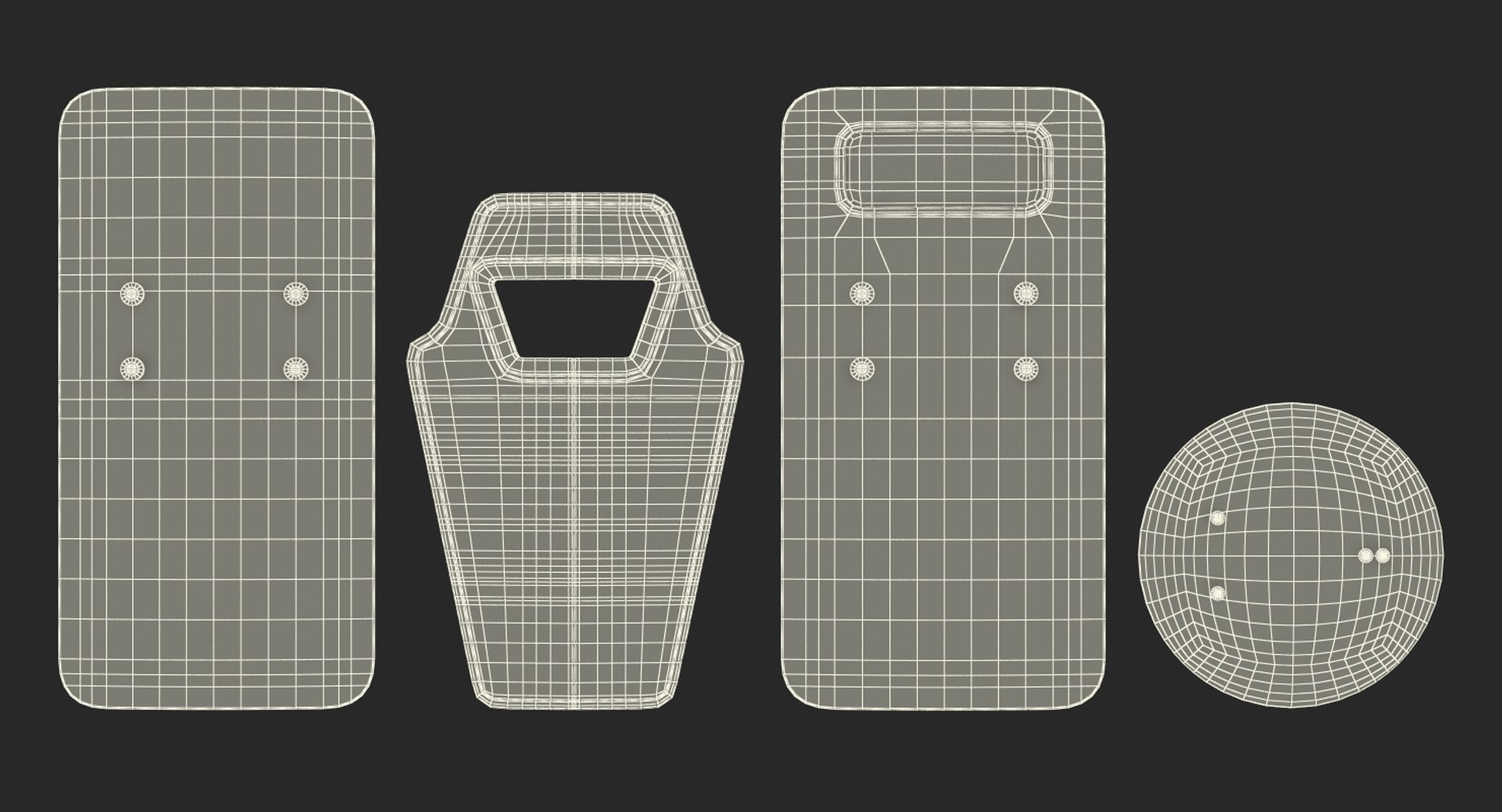 3D Ballistic Shields - TurboSquid 1165159