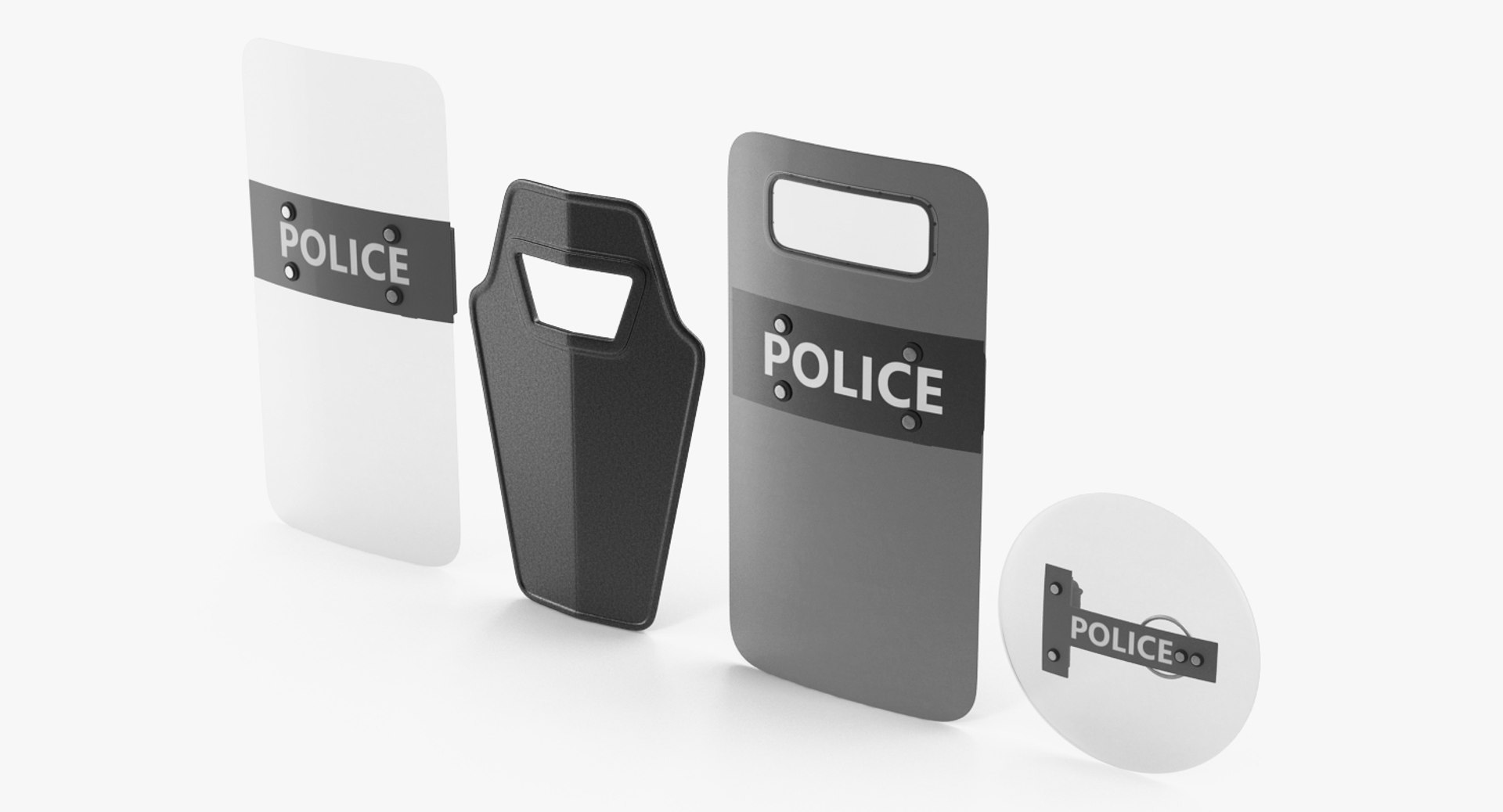 3D Ballistic Shields - TurboSquid 1165159