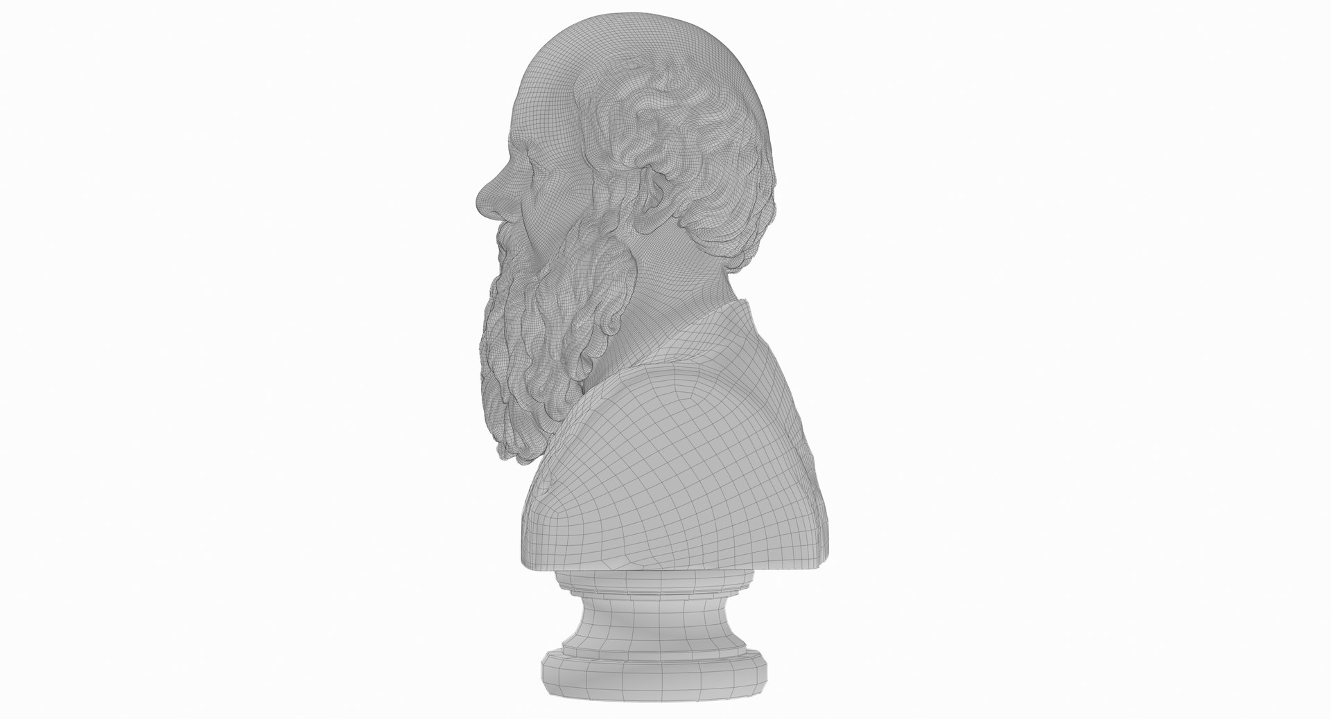 3D Bust Socrates Model - TurboSquid 1328259