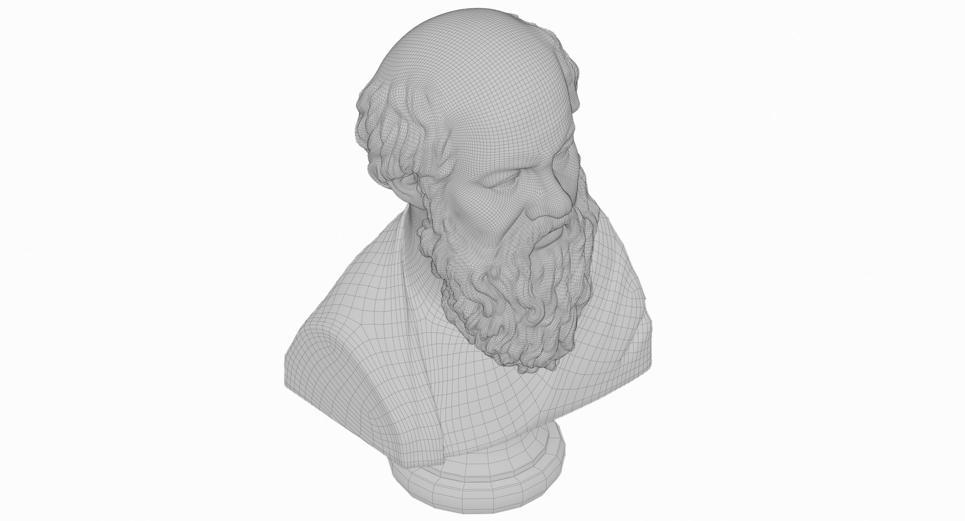 3D Bust Socrates Model - TurboSquid 1328259