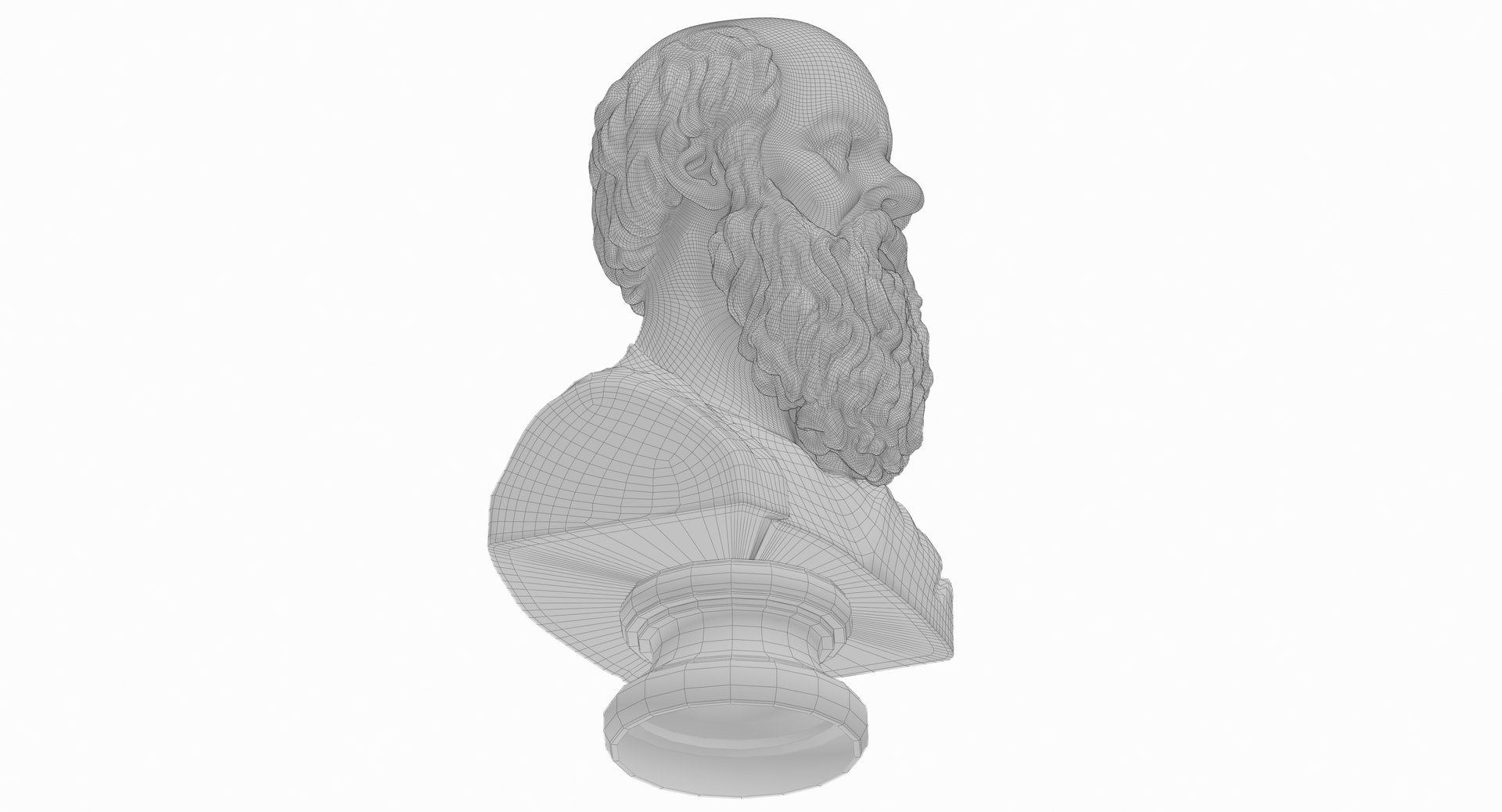 3D Bust Socrates Model - TurboSquid 1328259