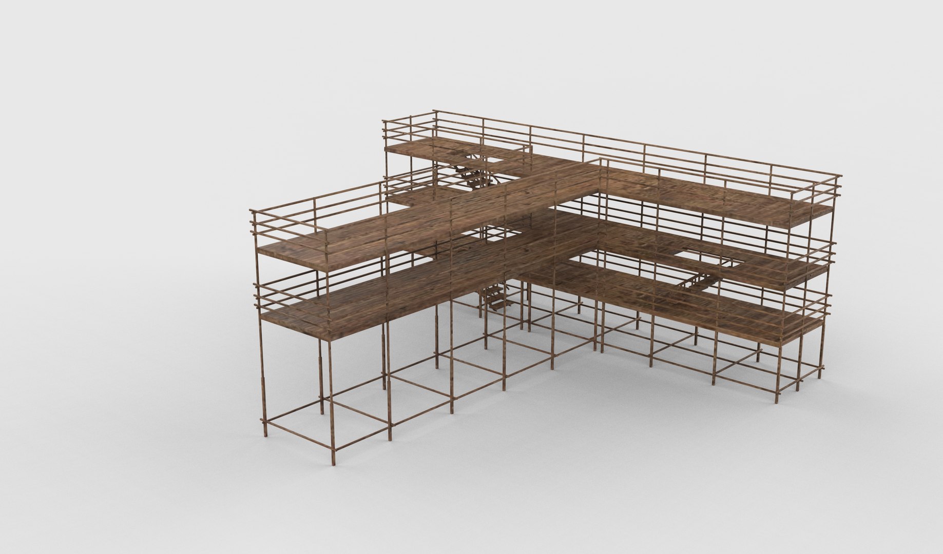3D Scaffolding Structure 3D Model - TurboSquid 2517664