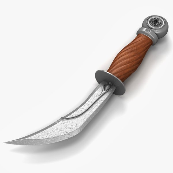 3d model dagger