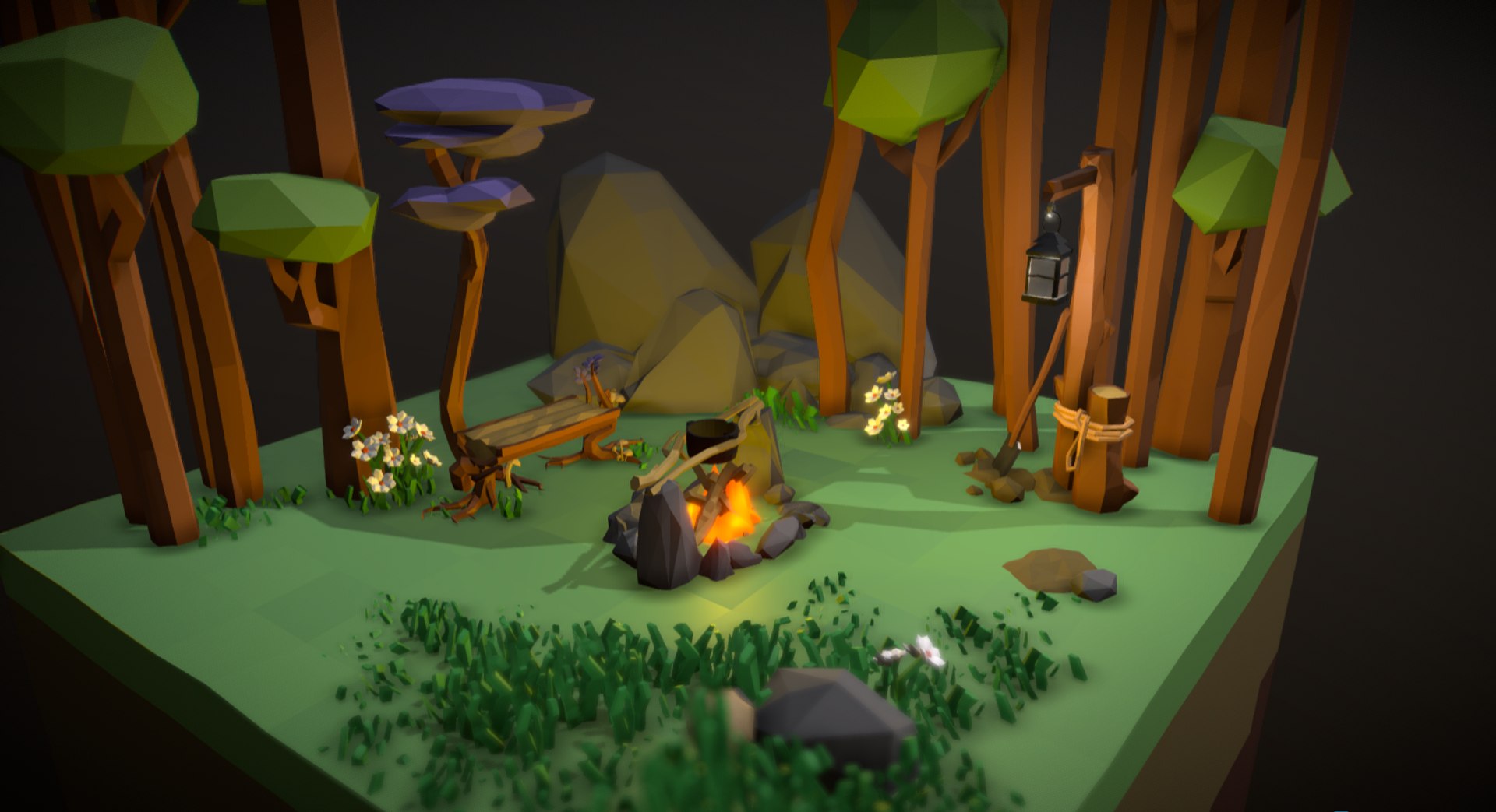 Bushfire Forestfire 3D - TurboSquid 1652657