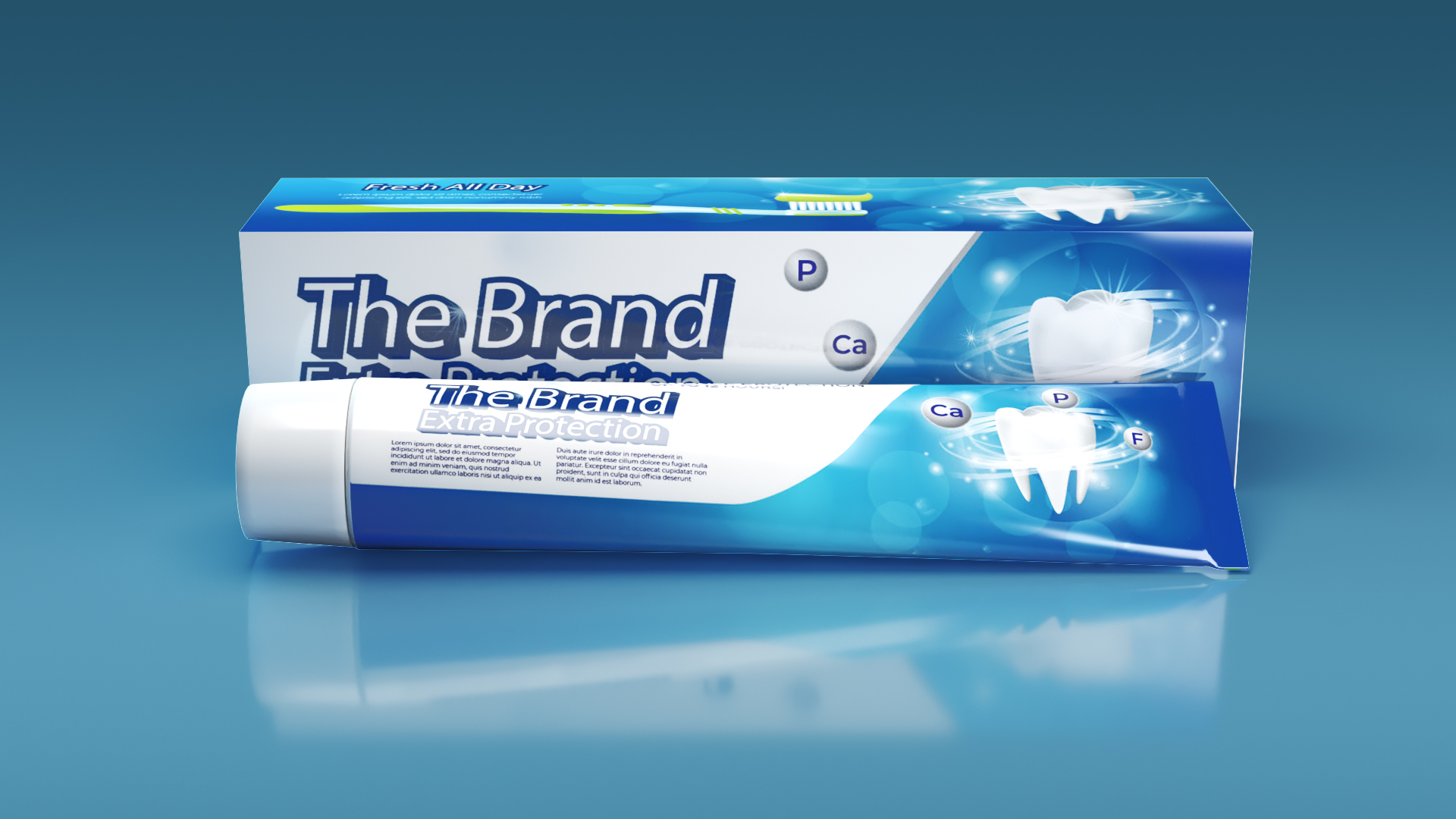 3D Toothpaste Box - TurboSquid 1546377