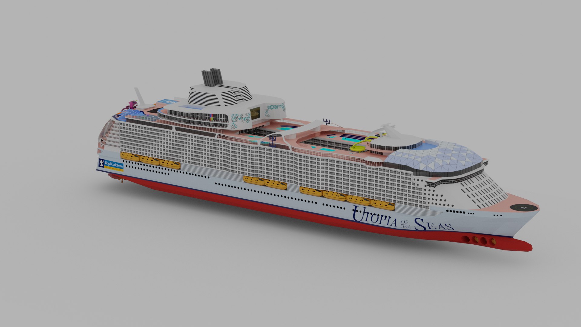 3D Utopia Of The Seas Low Poly - TurboSquid 2186689