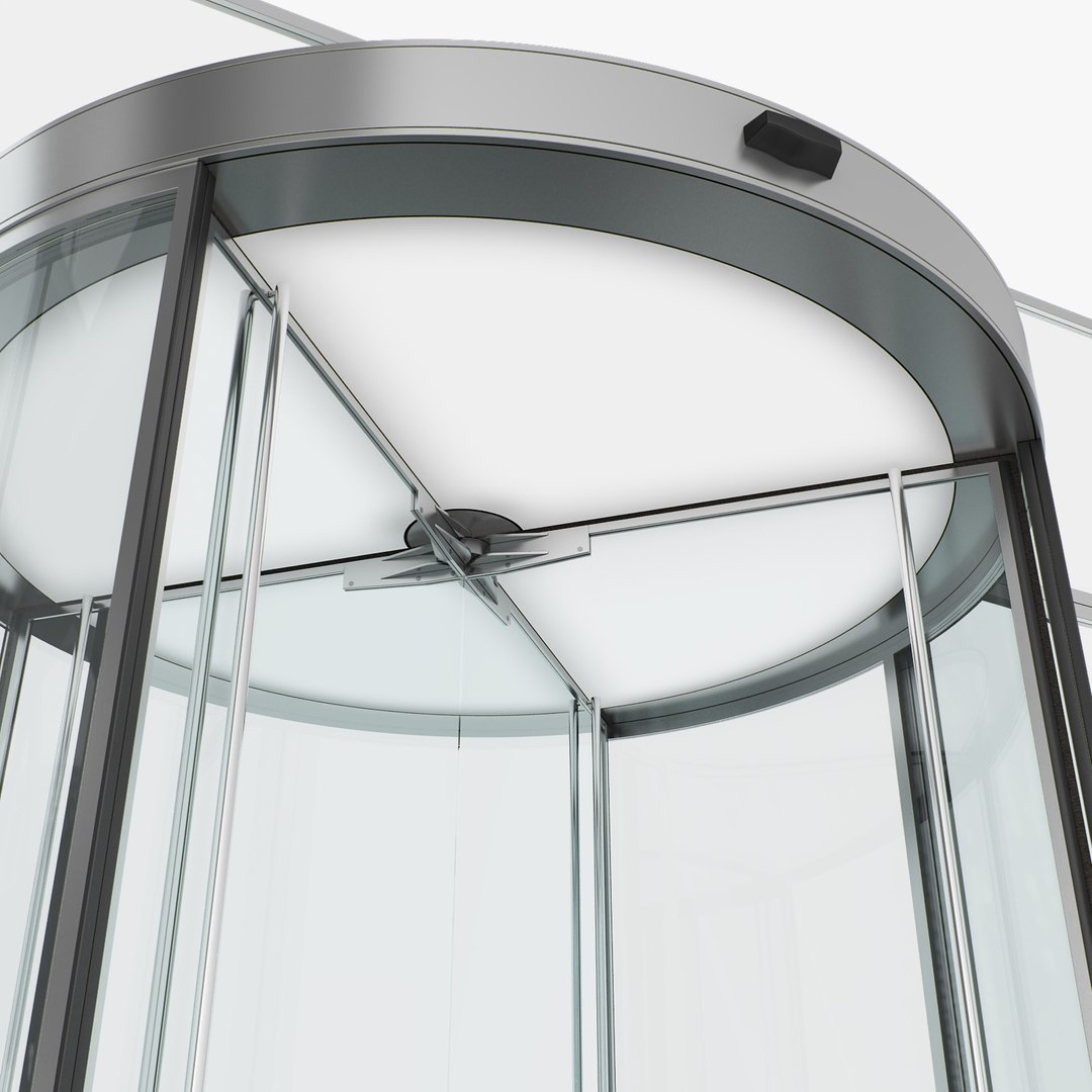 3D Revolving Door Model - TurboSquid 1189913