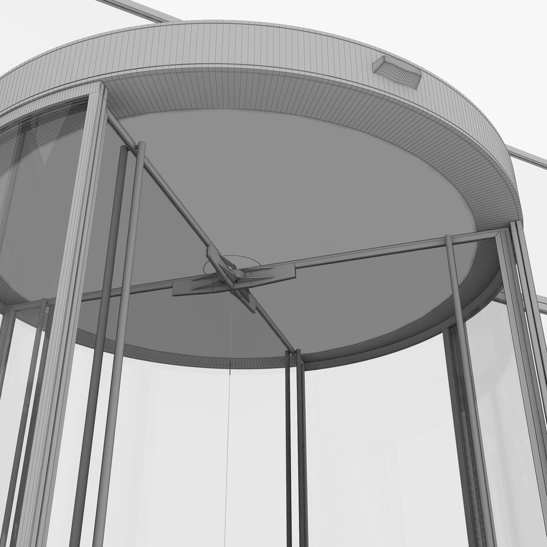 3D Revolving Door Model - TurboSquid 1189913
