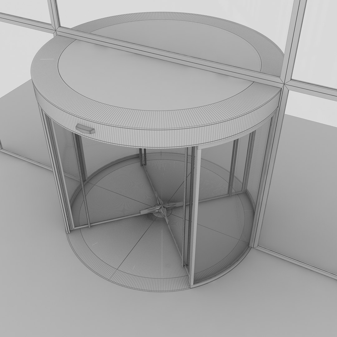 3D Revolving Door Model - TurboSquid 1189913