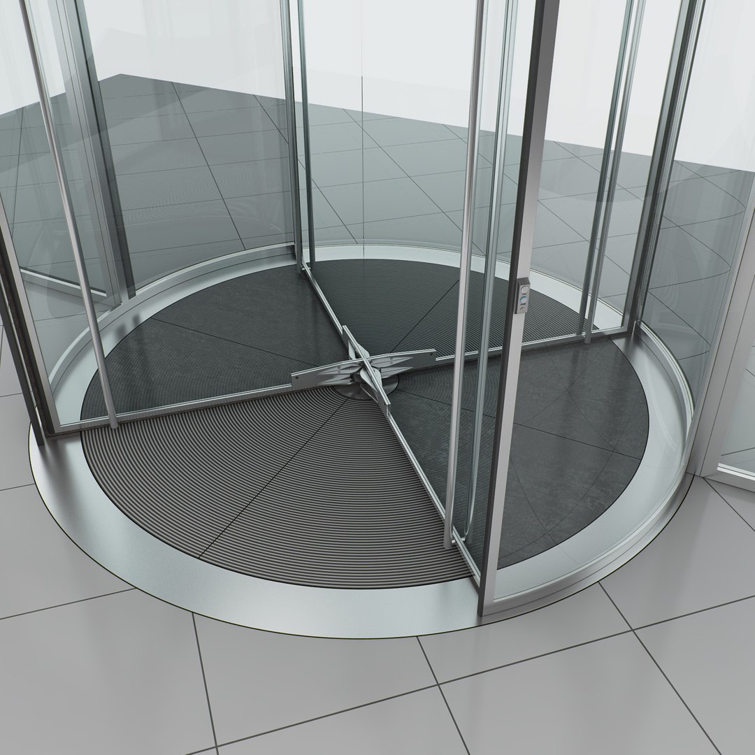 3D Revolving Door Model - TurboSquid 1189913