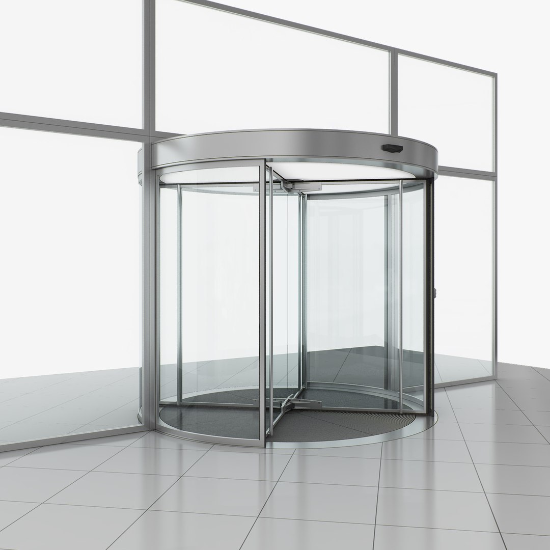 3D Revolving Door Model - TurboSquid 1189913