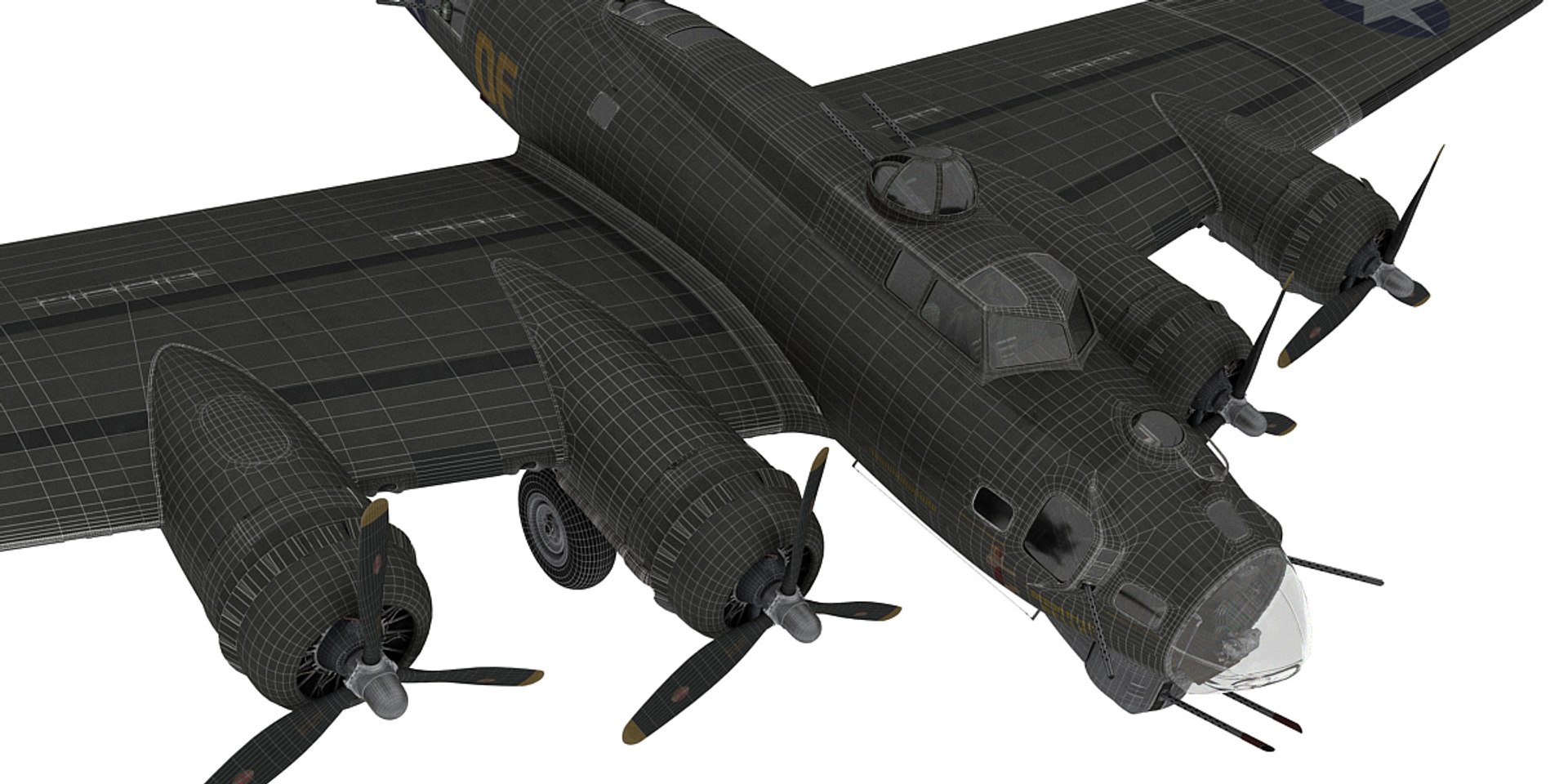 3D boeing b-17 - TurboSquid 1543672