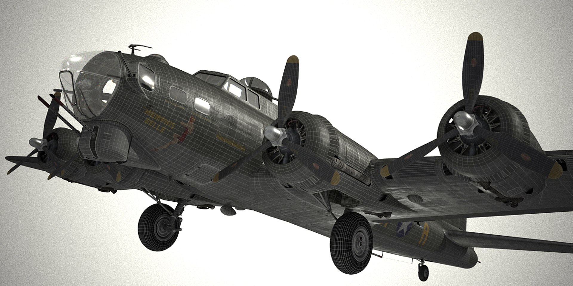 3D boeing b-17 - TurboSquid 1543672