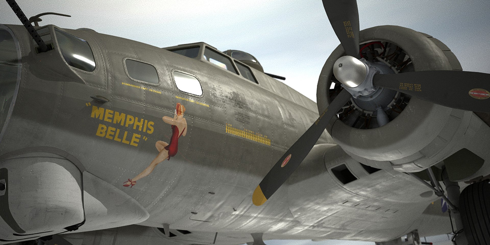 3D Boeing B-17 - TurboSquid 1543672