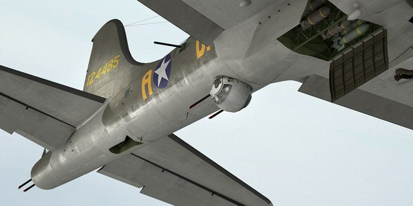 3D модель Боинг Б-17 Летающая Крепость - TurboSquid 1543672